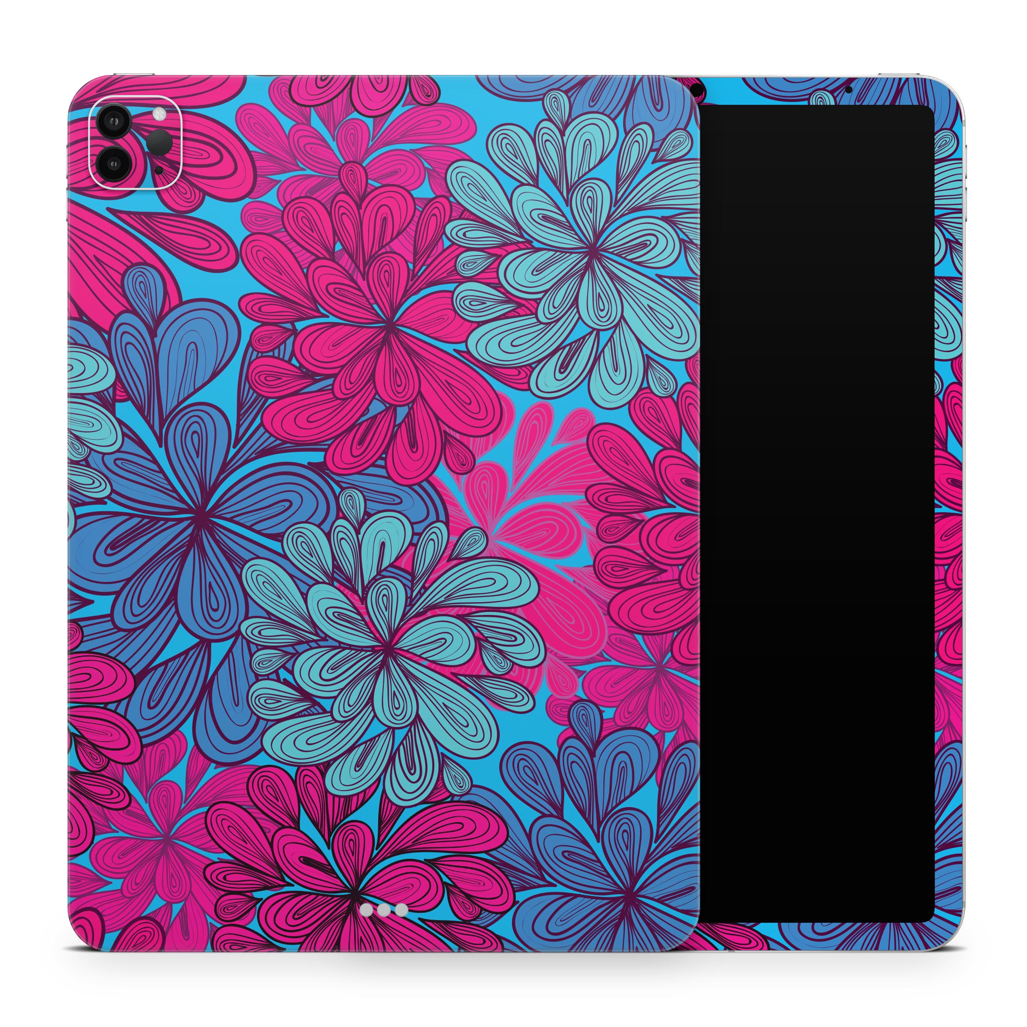 DesignSkinz Vibrant Colorful Floral Sprouts Full-Body Skin Decal Wrap ...
