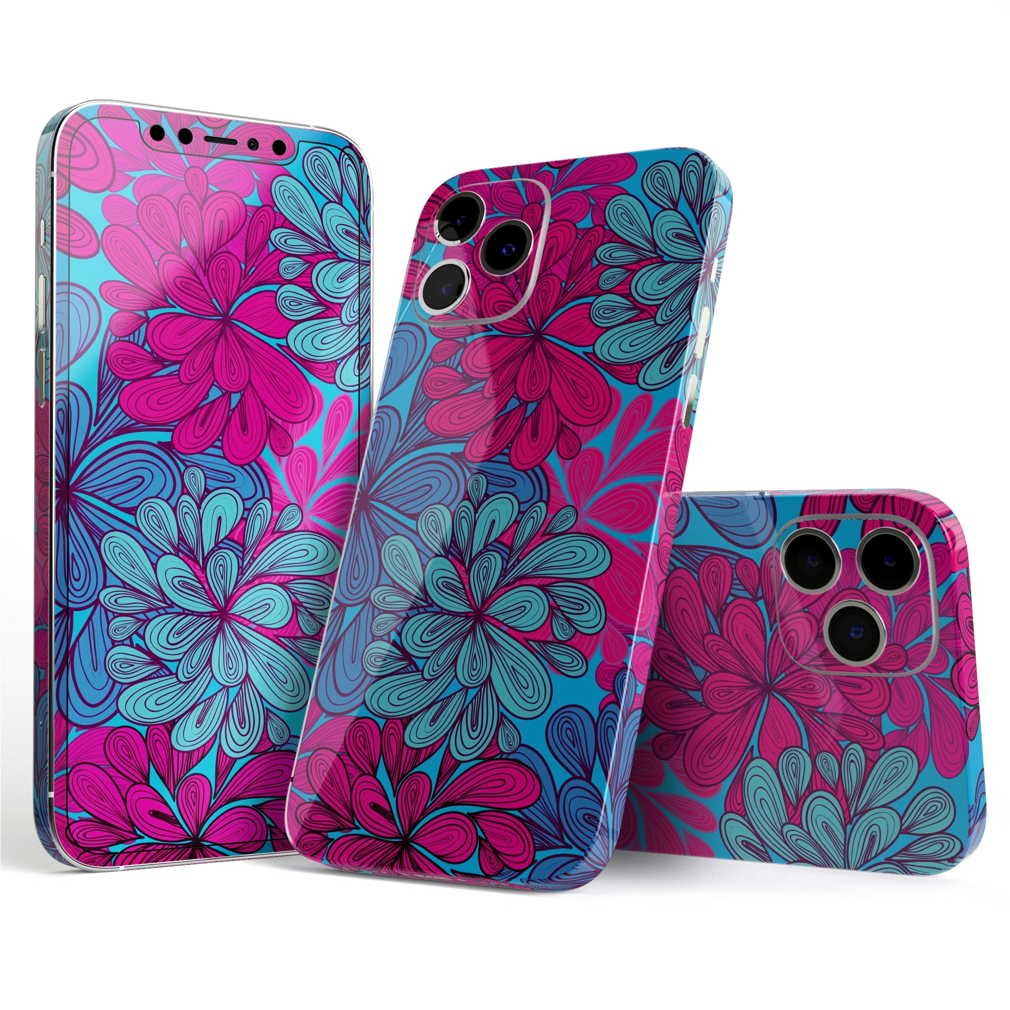 DesignSkinz Vibrant Colorful Floral Sprouts Full-Body Skin Decal Wrap ...