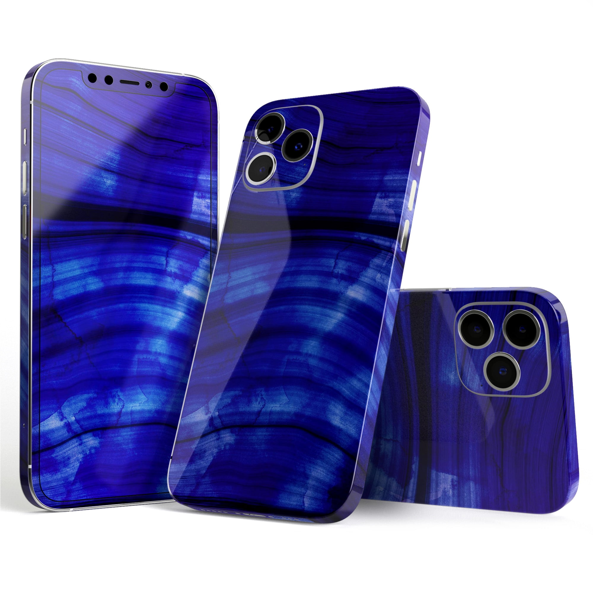 DesignSkinz Vivid Agate Vein Slice Blue V11 Full-Body Skin Decal Wrap ...