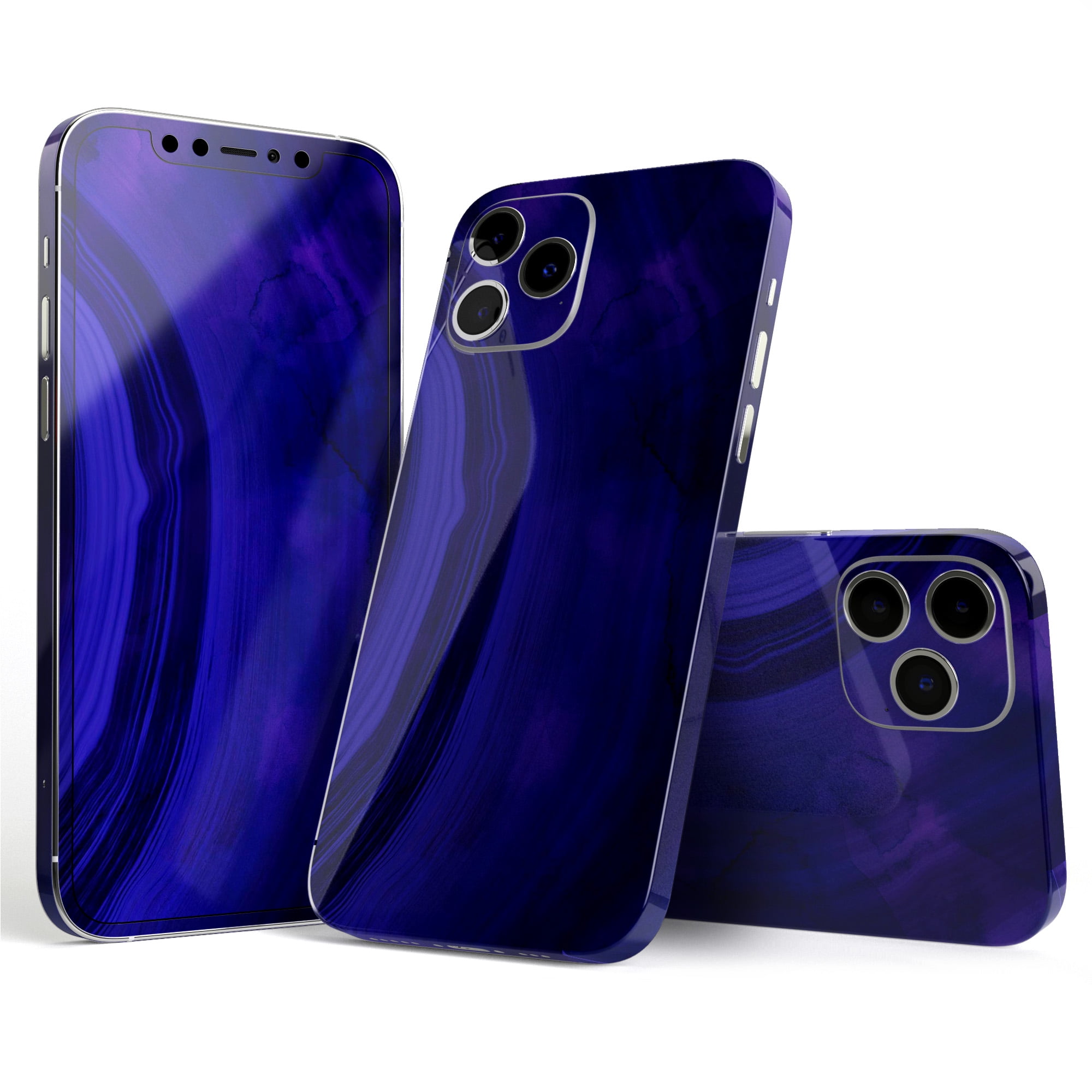 DesignSkinz Vivid Agate Vein Slice Blue V3 Full-Body Skin Decal Wrap ...