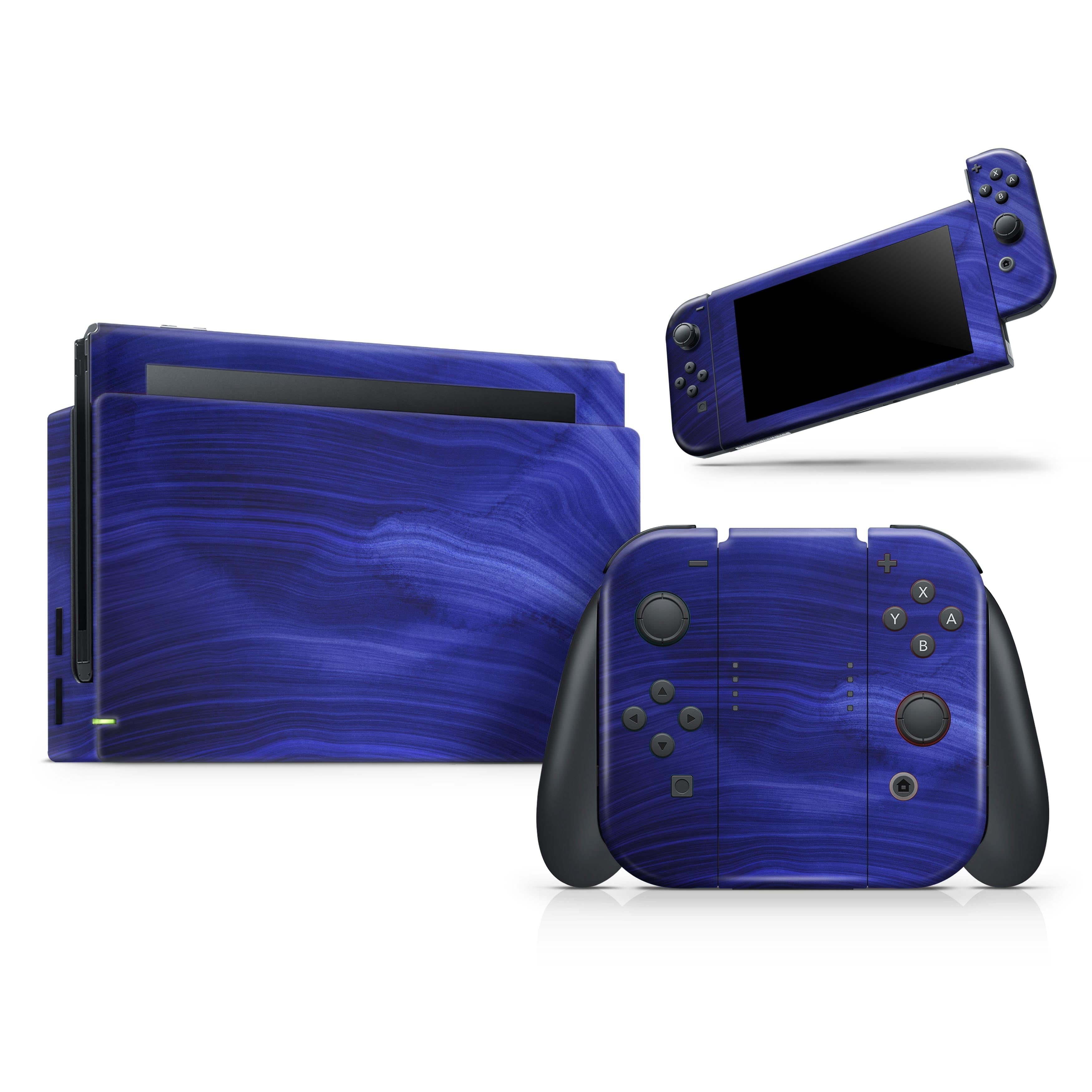 DesignSkinz Vivid Agate Vein Slice Blue V7 Full-Body Skin Decal Wrap ...