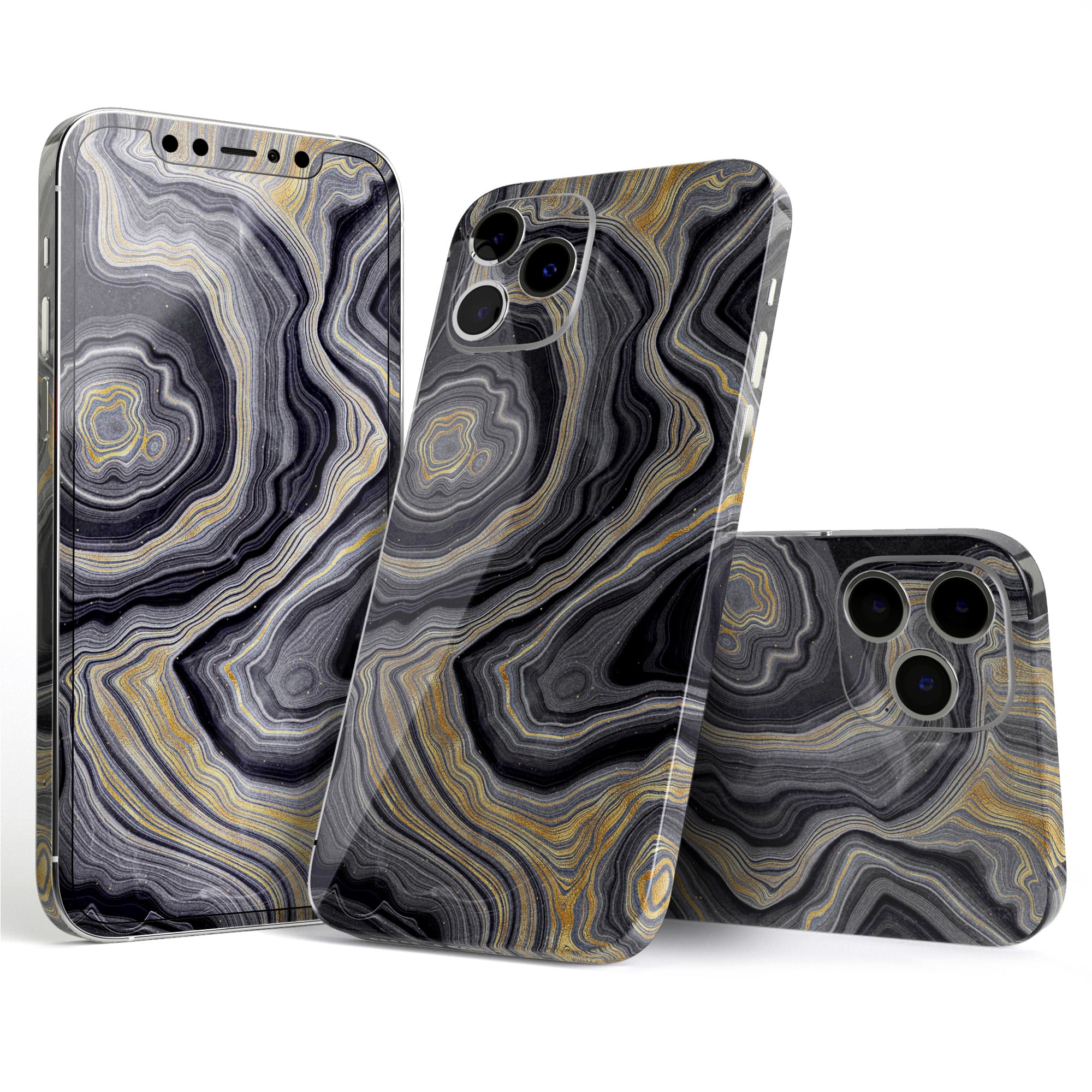DesignSkinz Vivid Agate Vein Slice Foiled V15 Full-Body Skin Decal Wrap ...