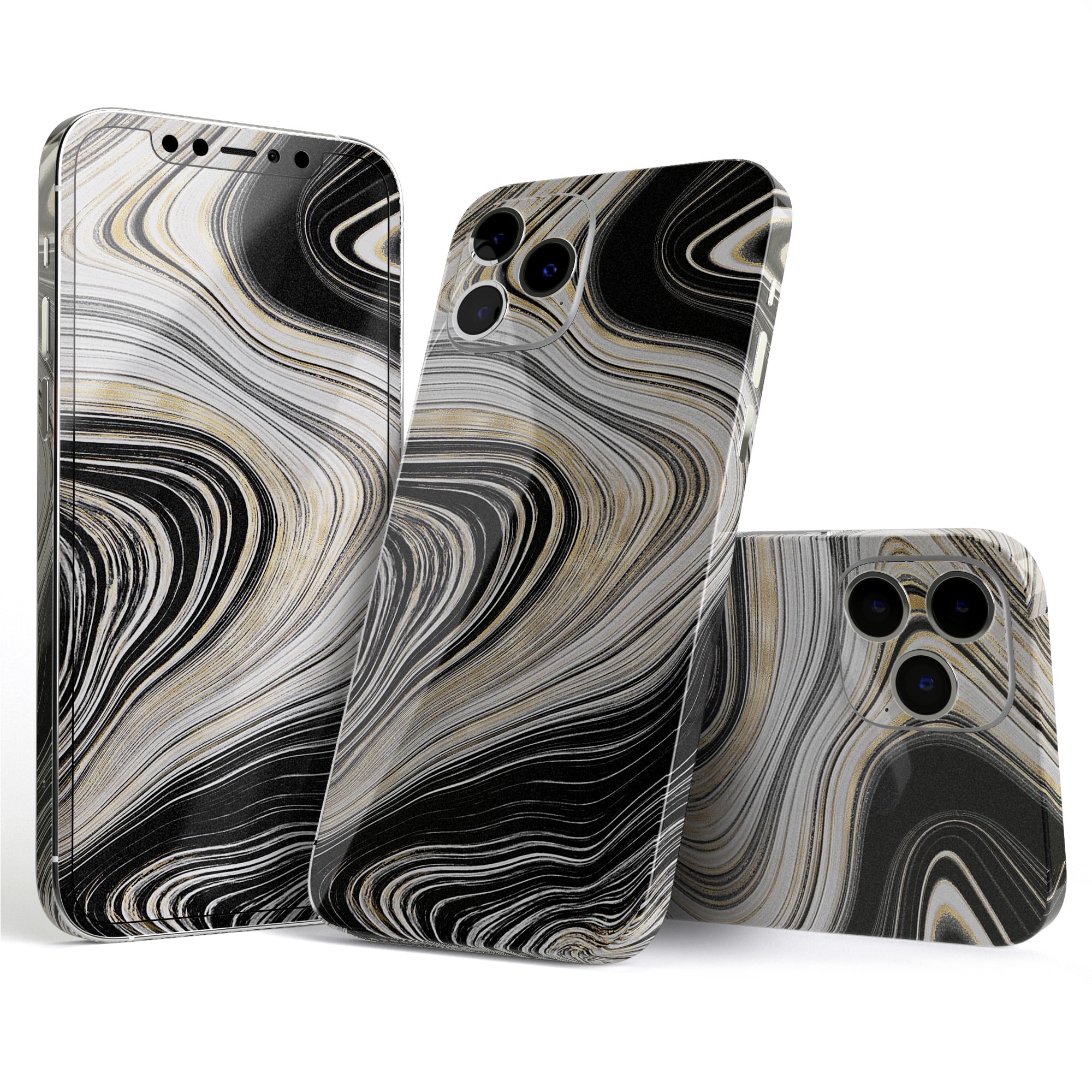 DesignSkinz Vivid Agate Vein Slice Foiled V16 Full-Body Skin Decal Wrap ...