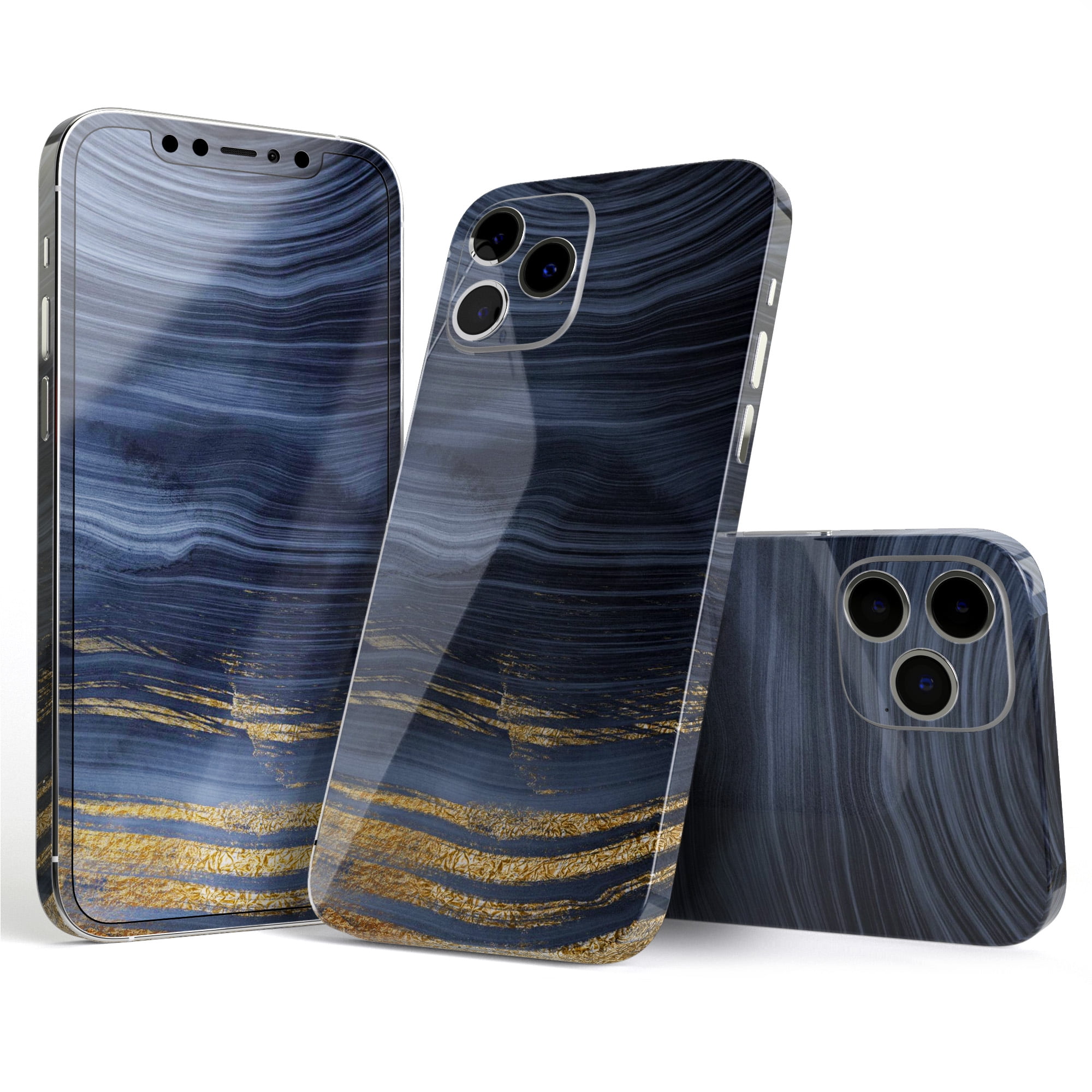 DesignSkinz Vivid Agate Vein Slice Foiled V6 Full-Body Skin Decal Wrap ...
