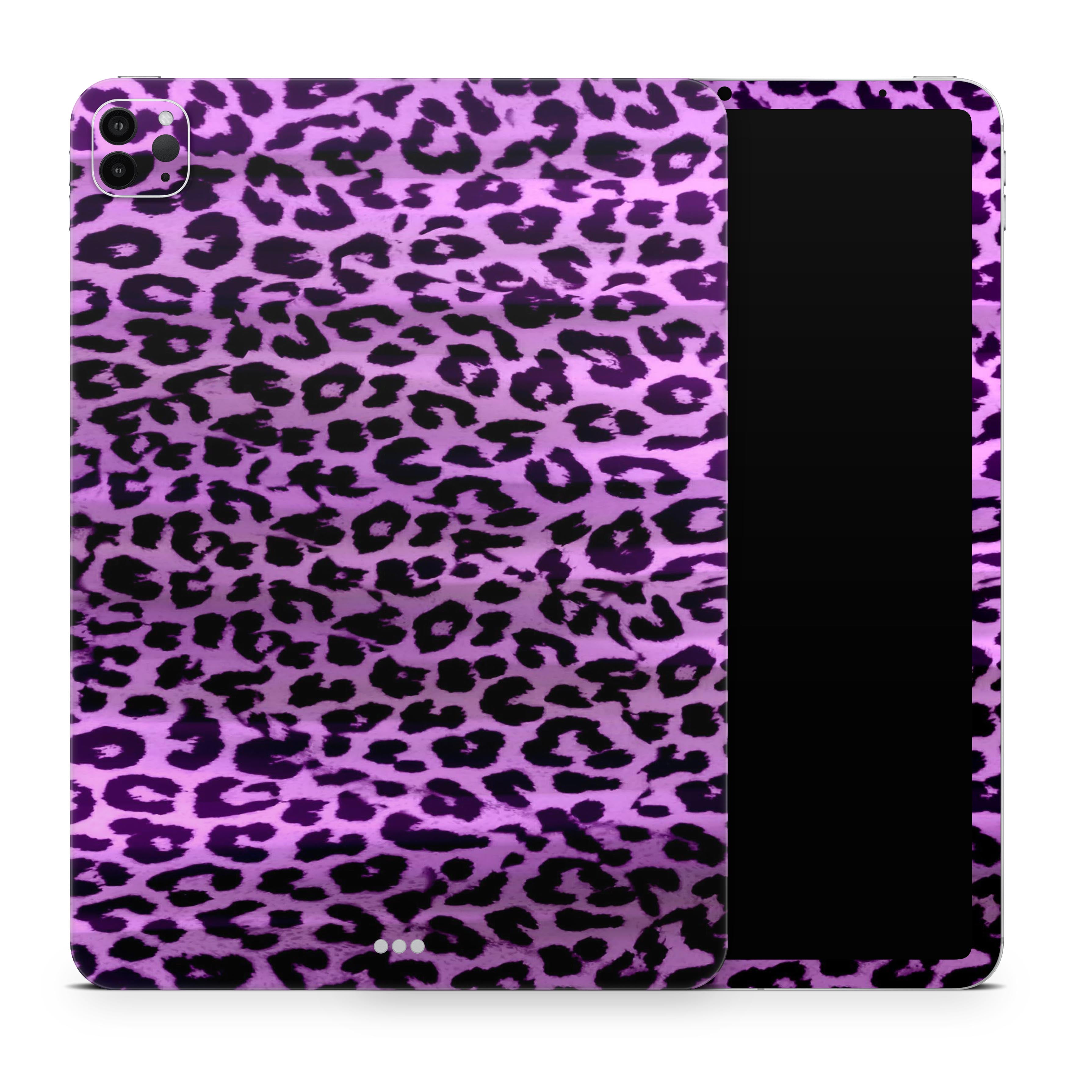 DesignSkinz Vivid Purple Leopard Print Full-Body Skin Decal Wrap Cover ...