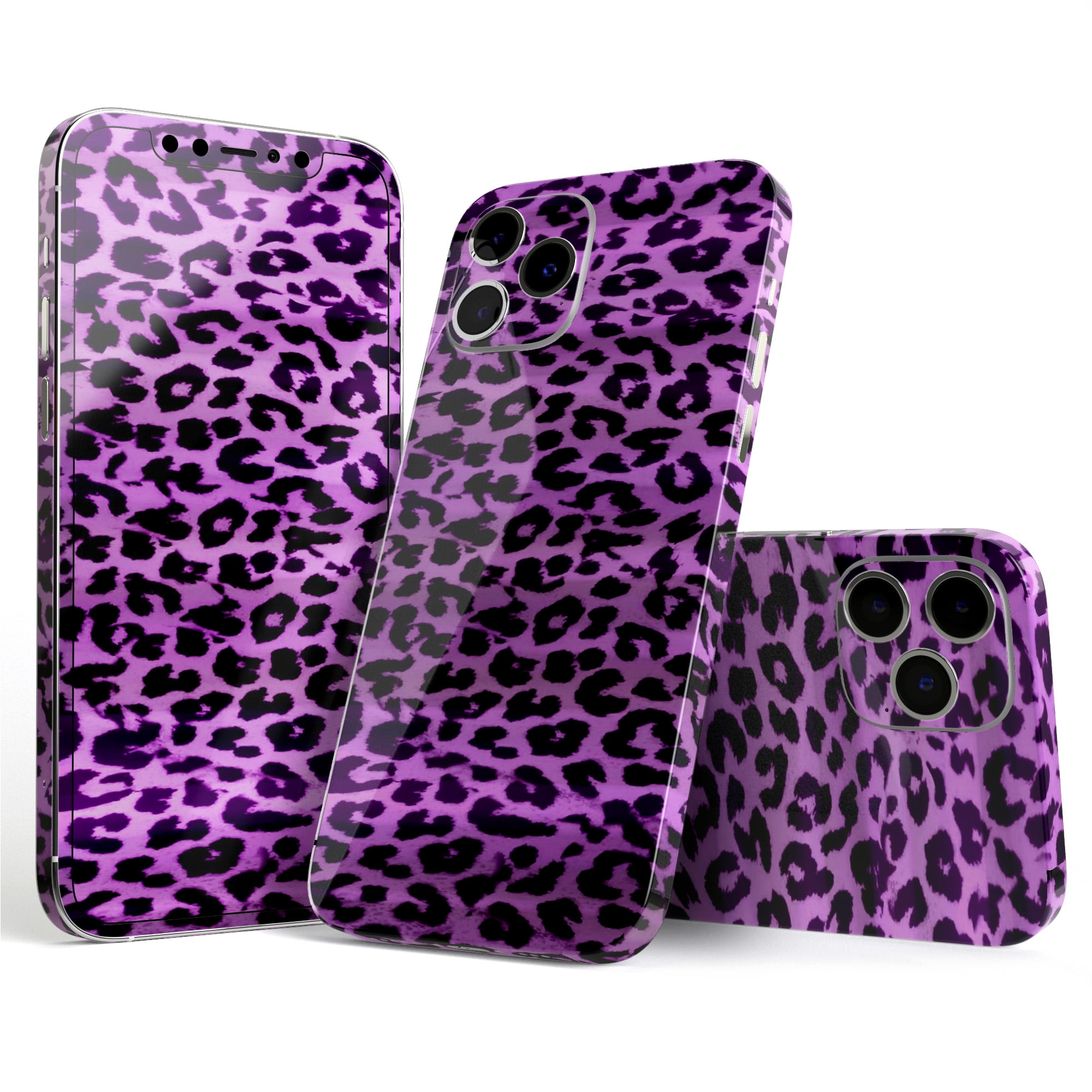 DesignSkinz Vivid Purple Leopard Print Full-Body Skin Decal Wrap Cover ...