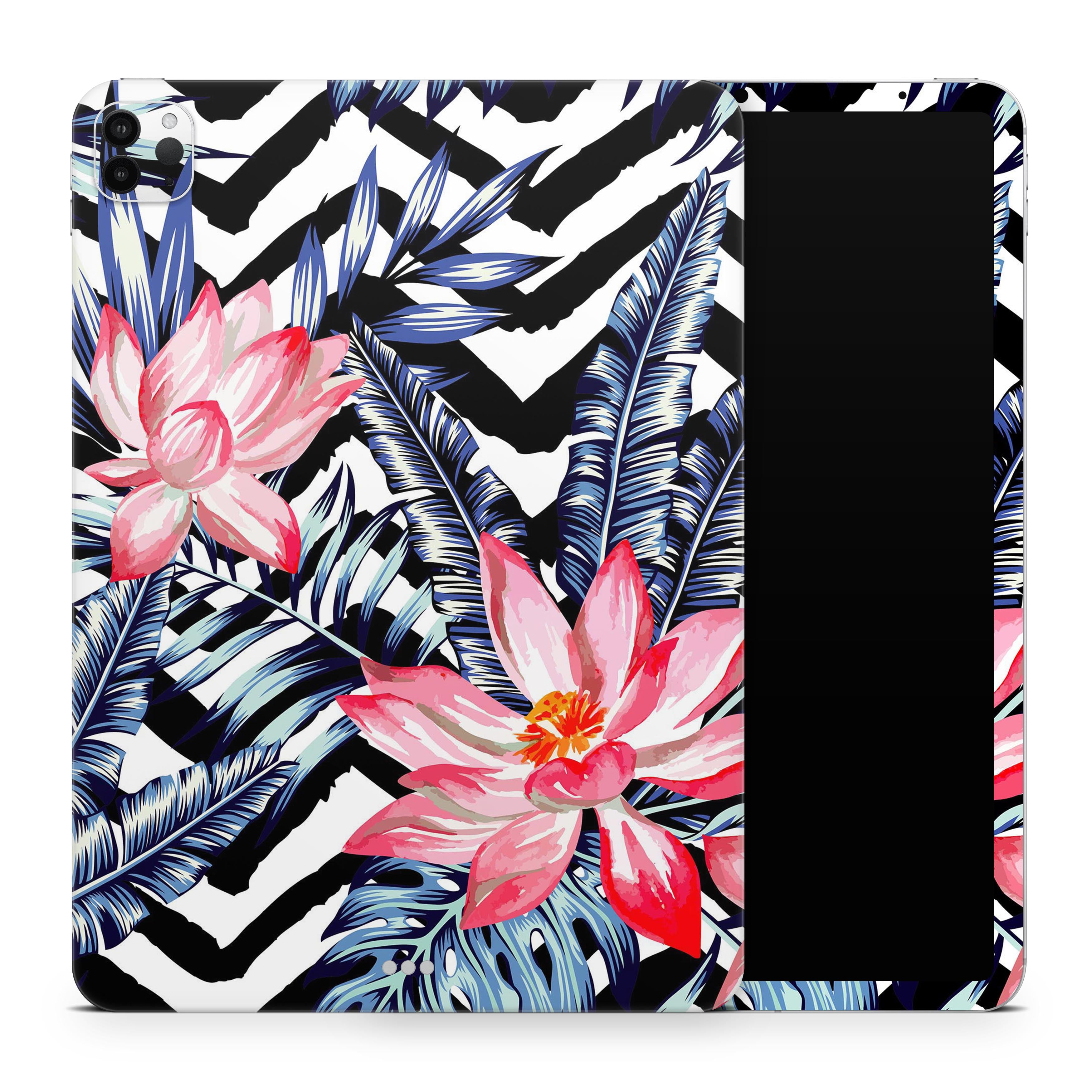 DesignSkinz Vivid Tropical Chevron Floral v1 Full-Body Skin Decal Wrap ...