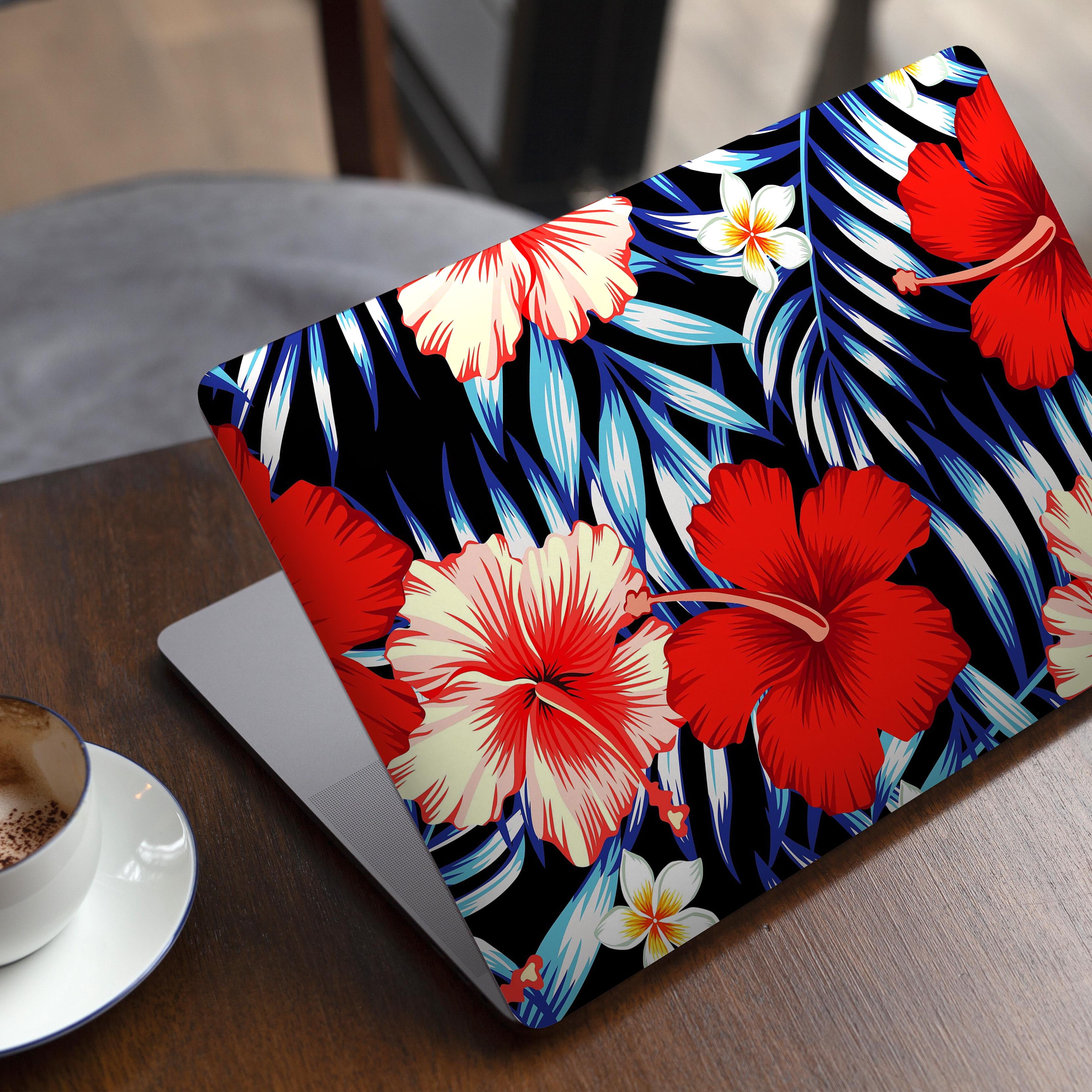 DesignSkinz Vivid Tropical Red Floral v1 Full-Body Skin Decal Wrap ...