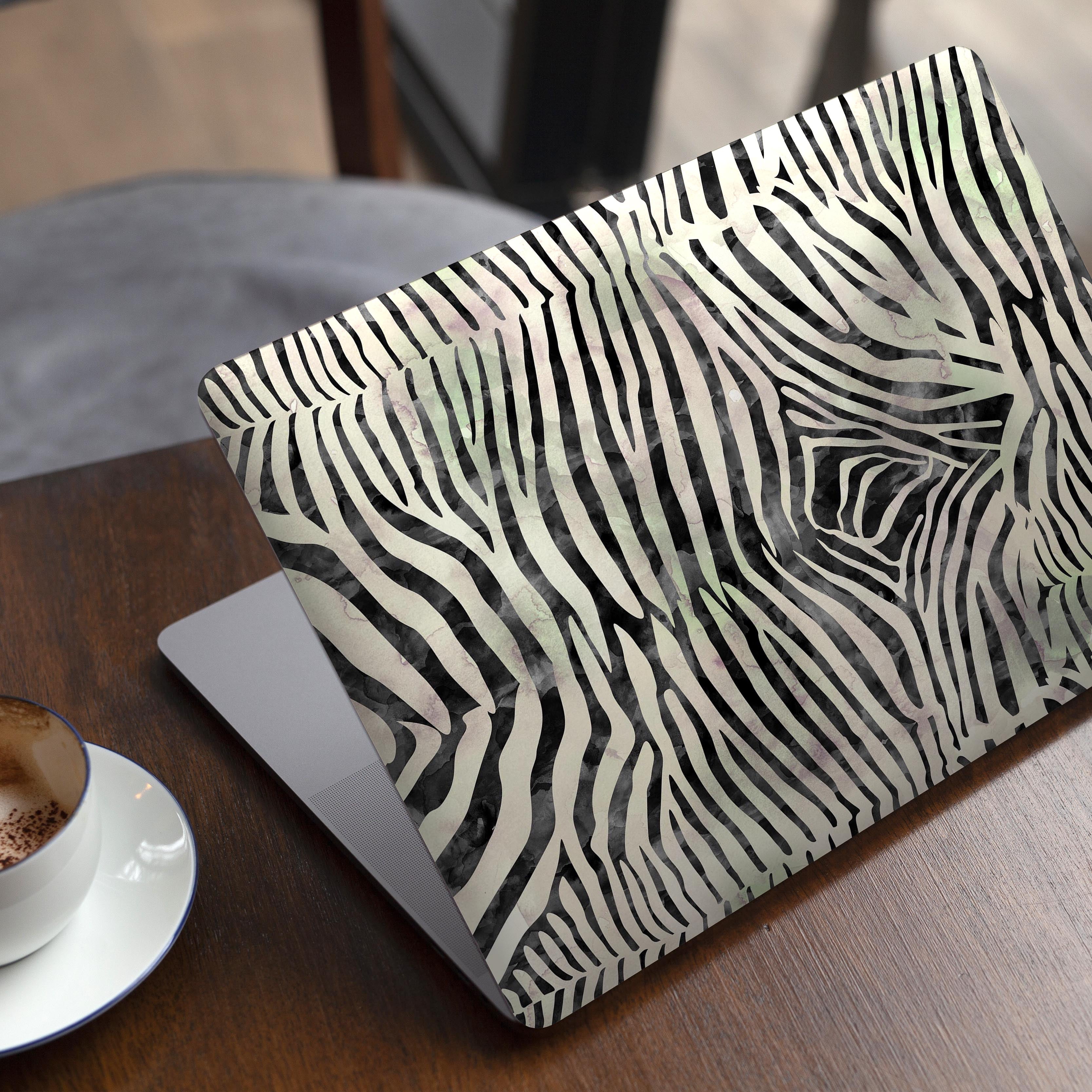 DesignSkinz Watercolor Zebra Pattern Full-Body Skin Decal Wrap Cover ...