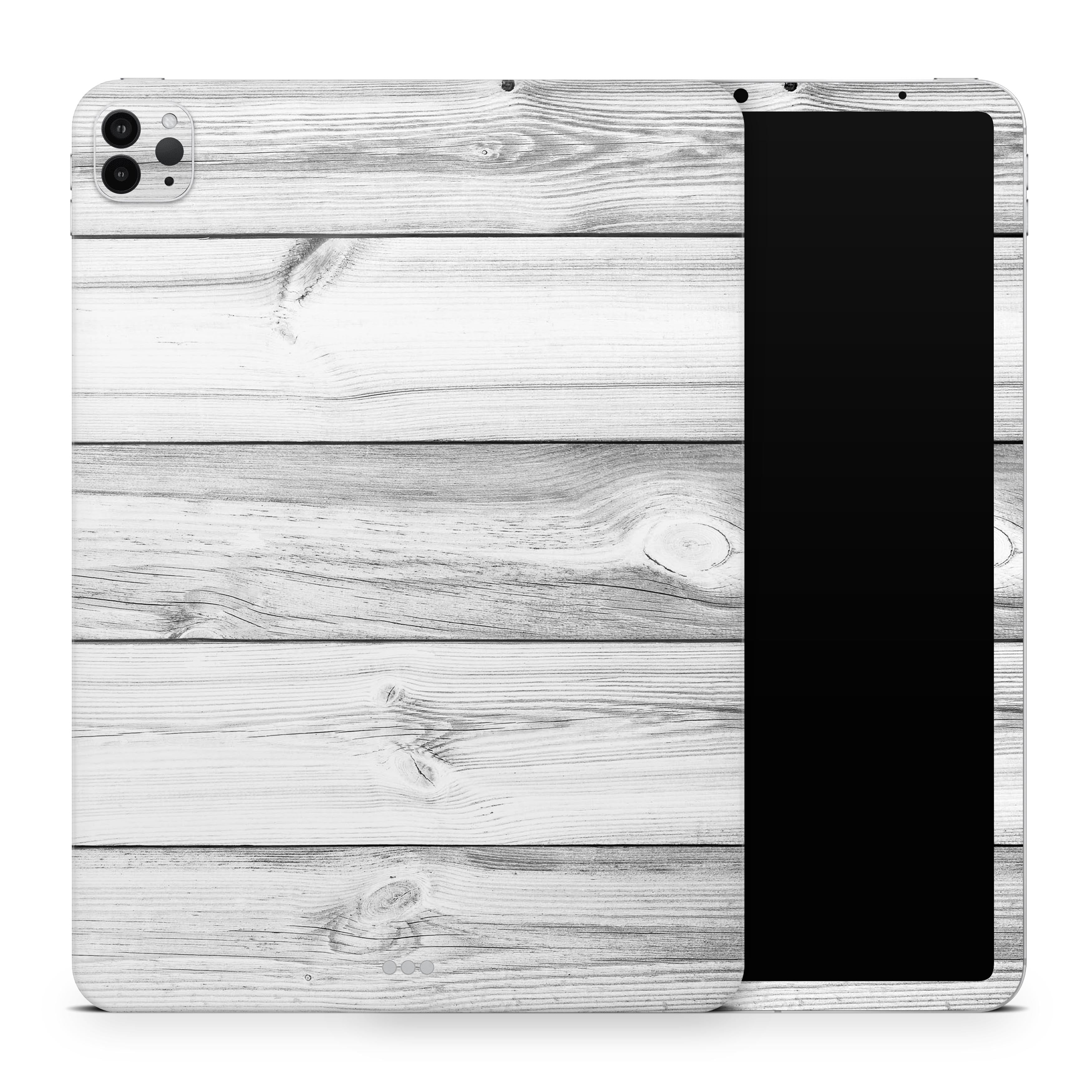 DesignSkinz White & Gray Wood Planks Full-Body Skin Decal Wrap Cover ...