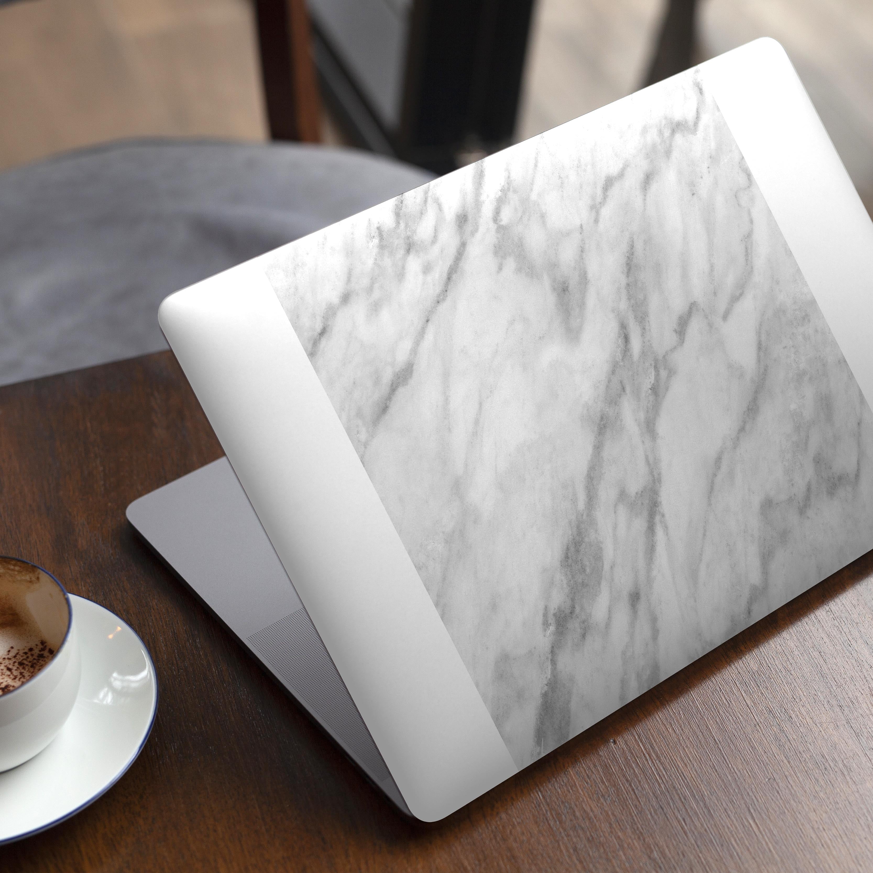 DesignSkinz White Marble Surface Full-Body Skin Decal Wrap Cover for ...