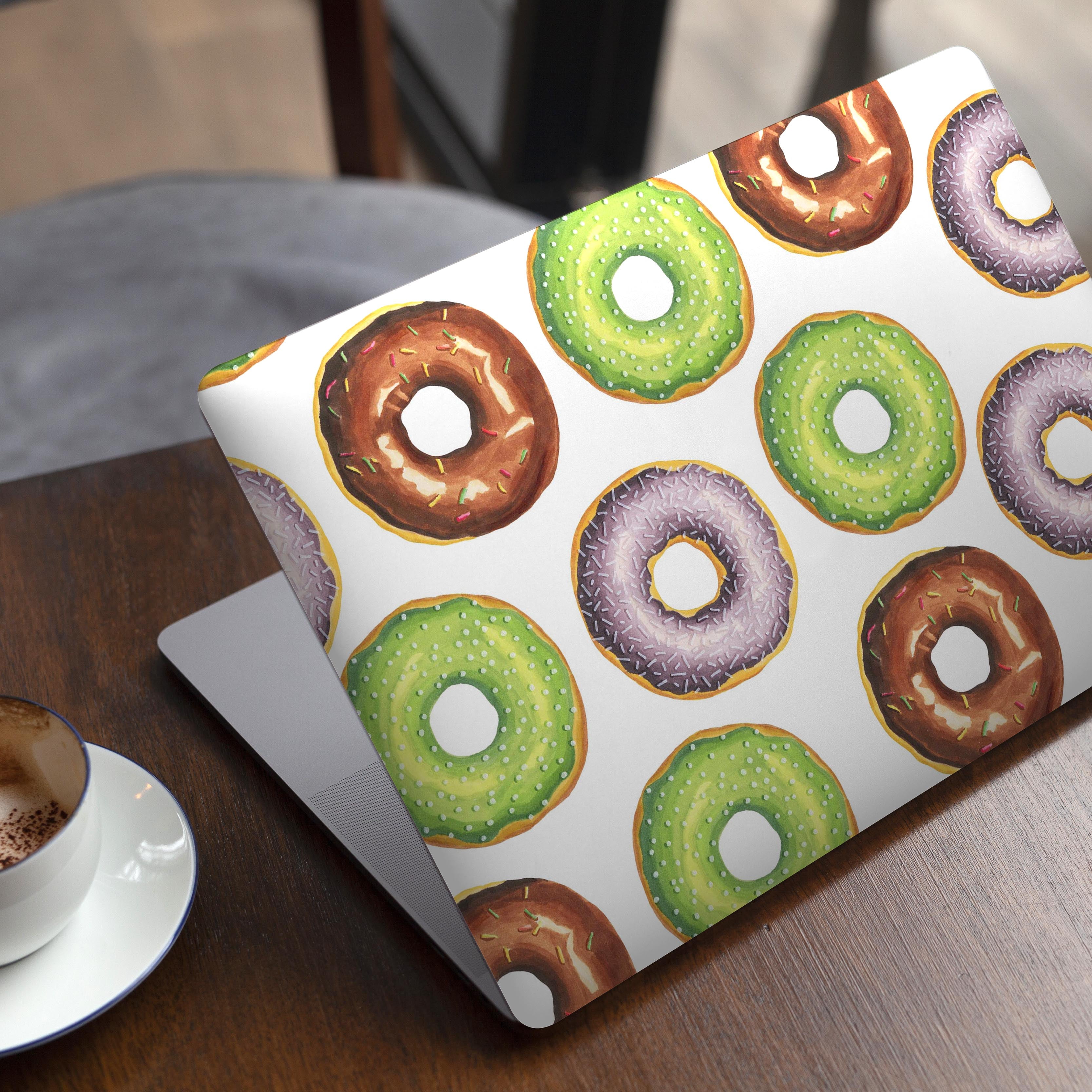 DesignSkinz Yummy Donuts Galore Full-Body Skin Decal Wrap Cover for ...