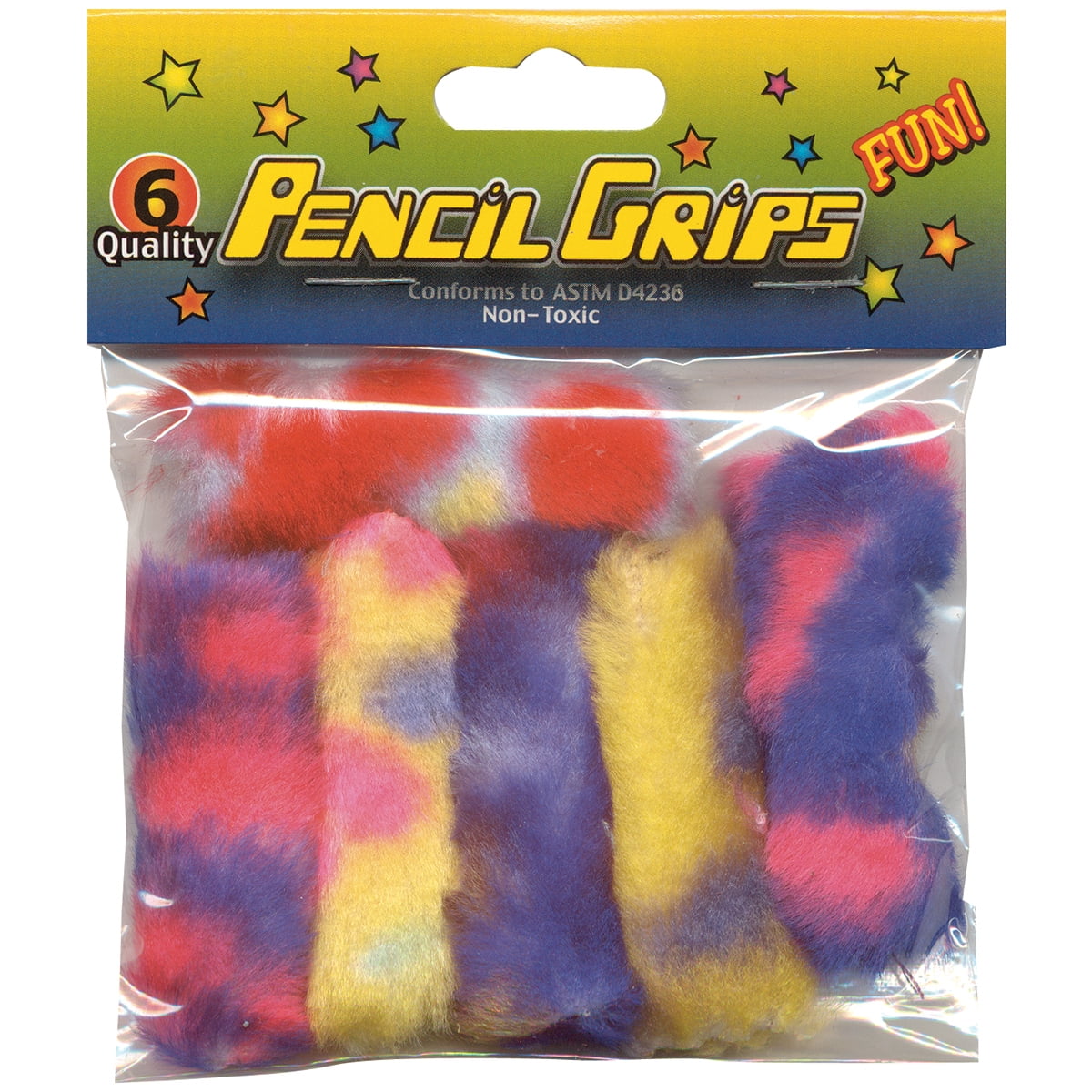 DesignWay Pencil Grips 6/Pkg-Fuzzy Fur, Pk 12, Designway Products ...