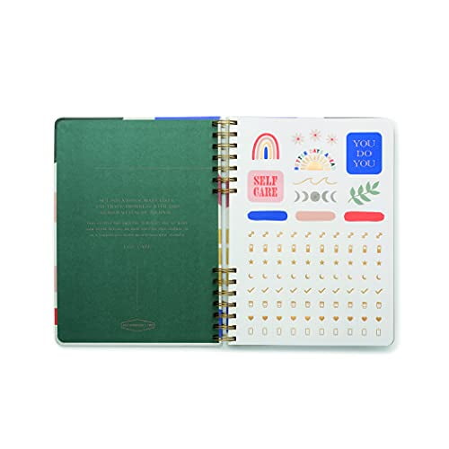 DesignWorks Ink Abstract Come as You Are Spiral Mindfulness Notebook ...