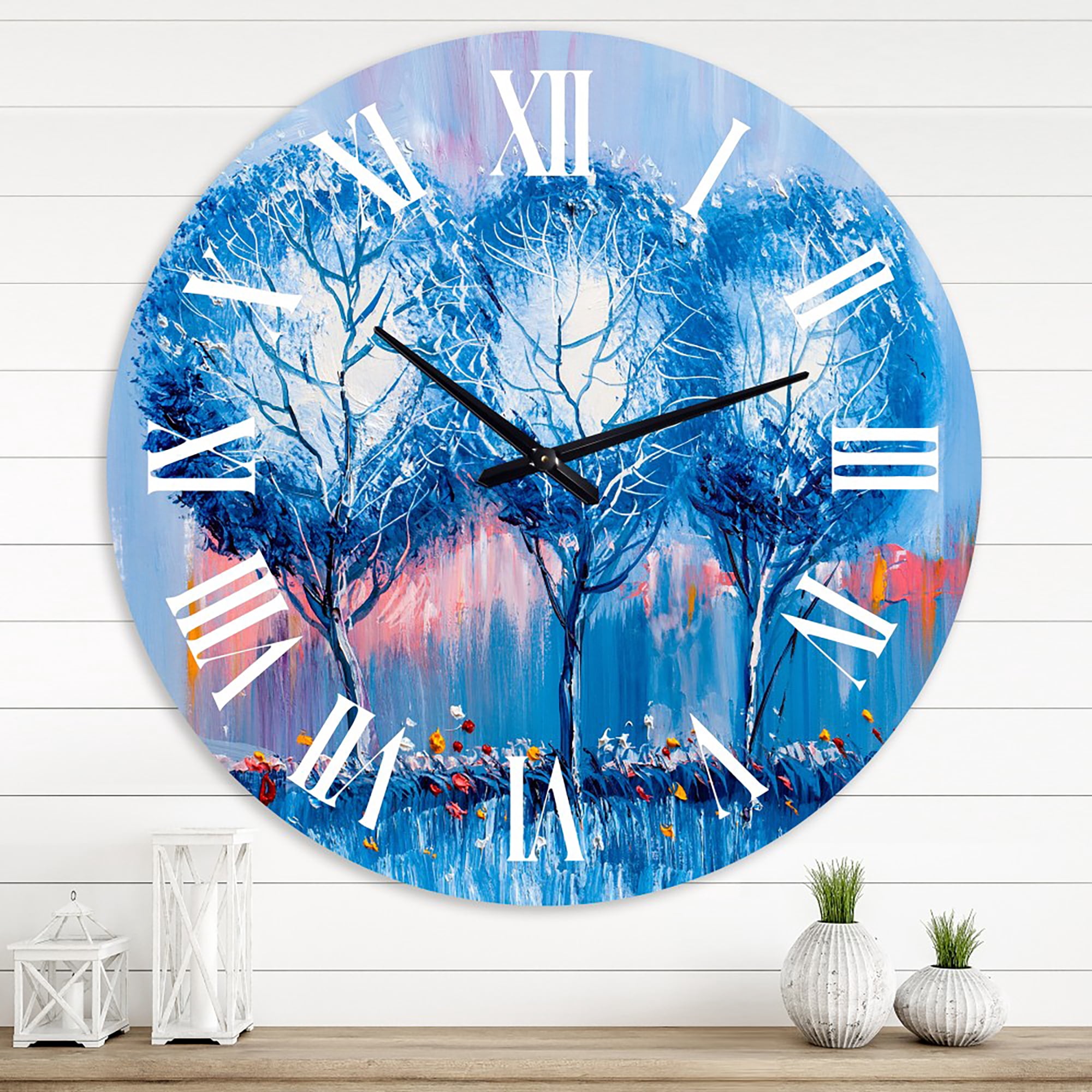 Designart 1 in Modern,Contemporary Wall Clock - Walmart.com