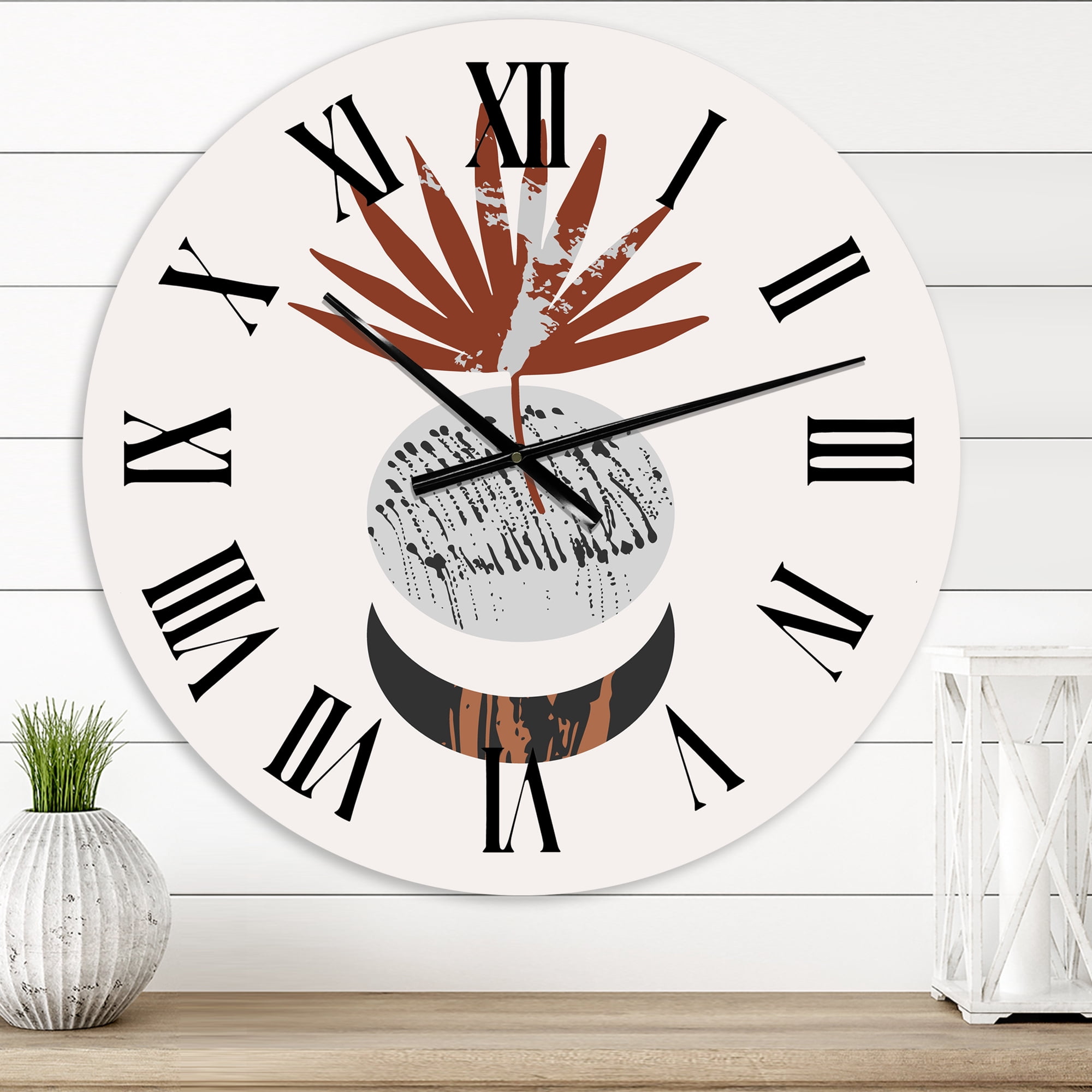 Designart 1 in Modern,Contemporary Wall Clock - Walmart.com