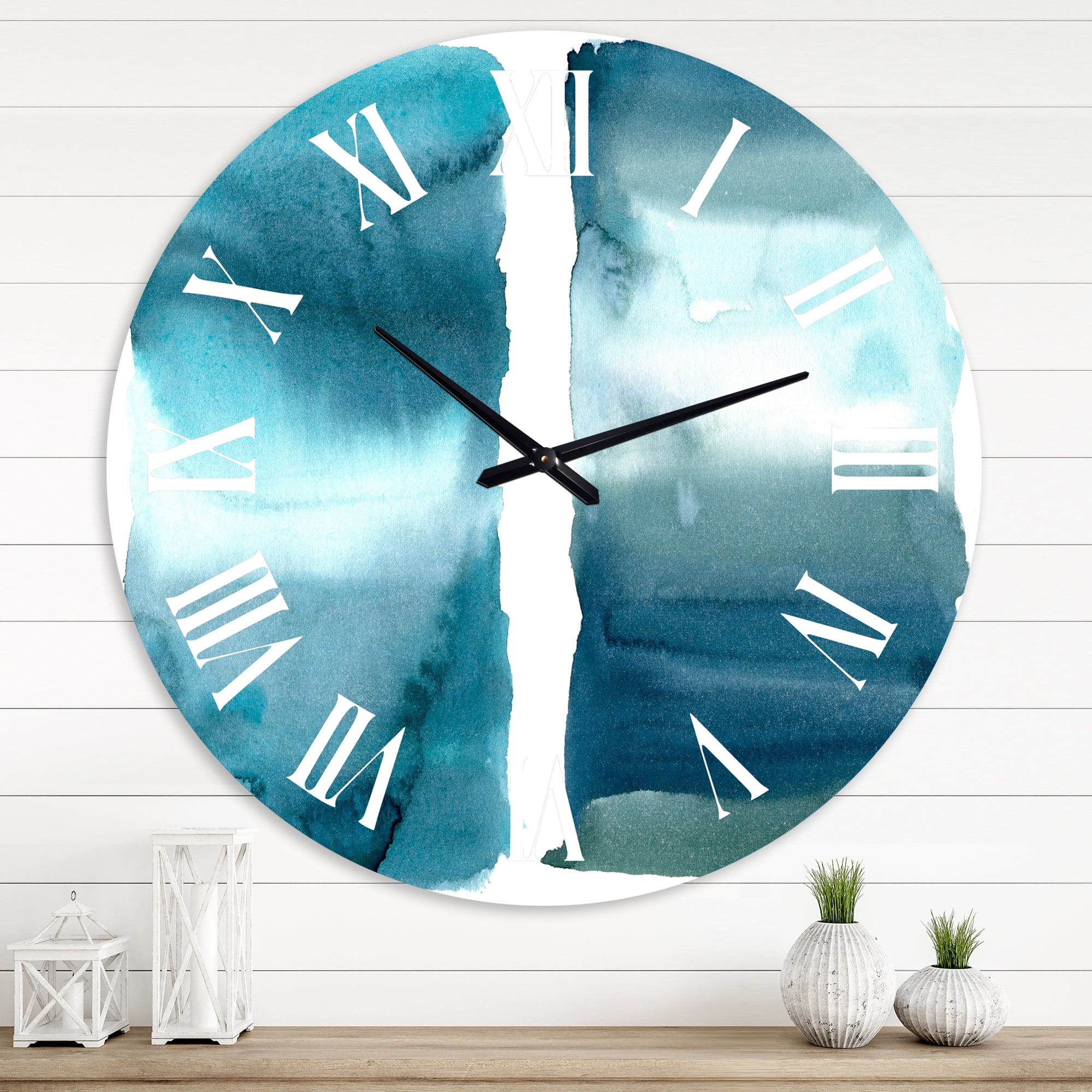 Designart 1 in Modern,Contemporary Wall Clock - Walmart.com