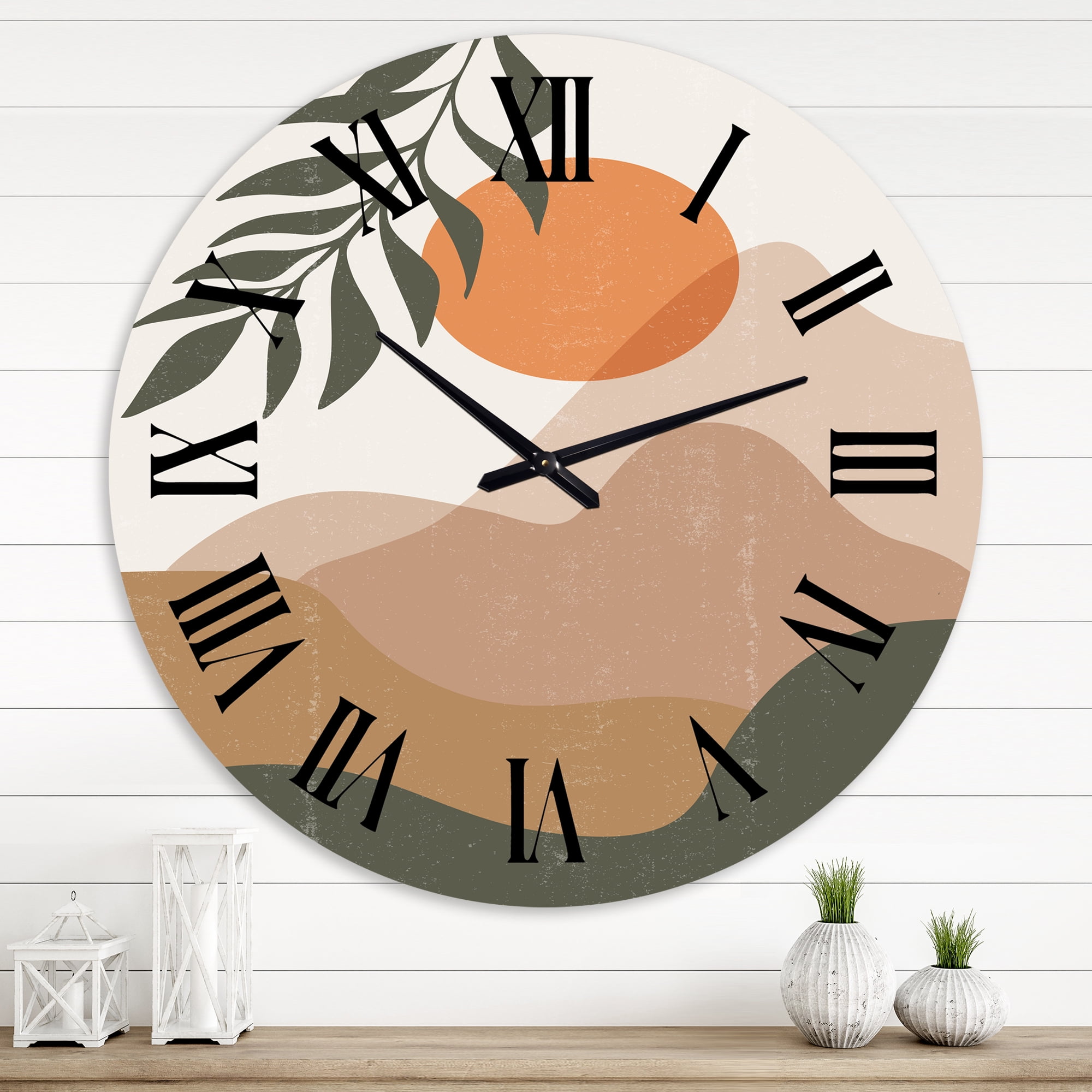 Designart 1 in Modern,Contemporary Wall Clock - Walmart.com
