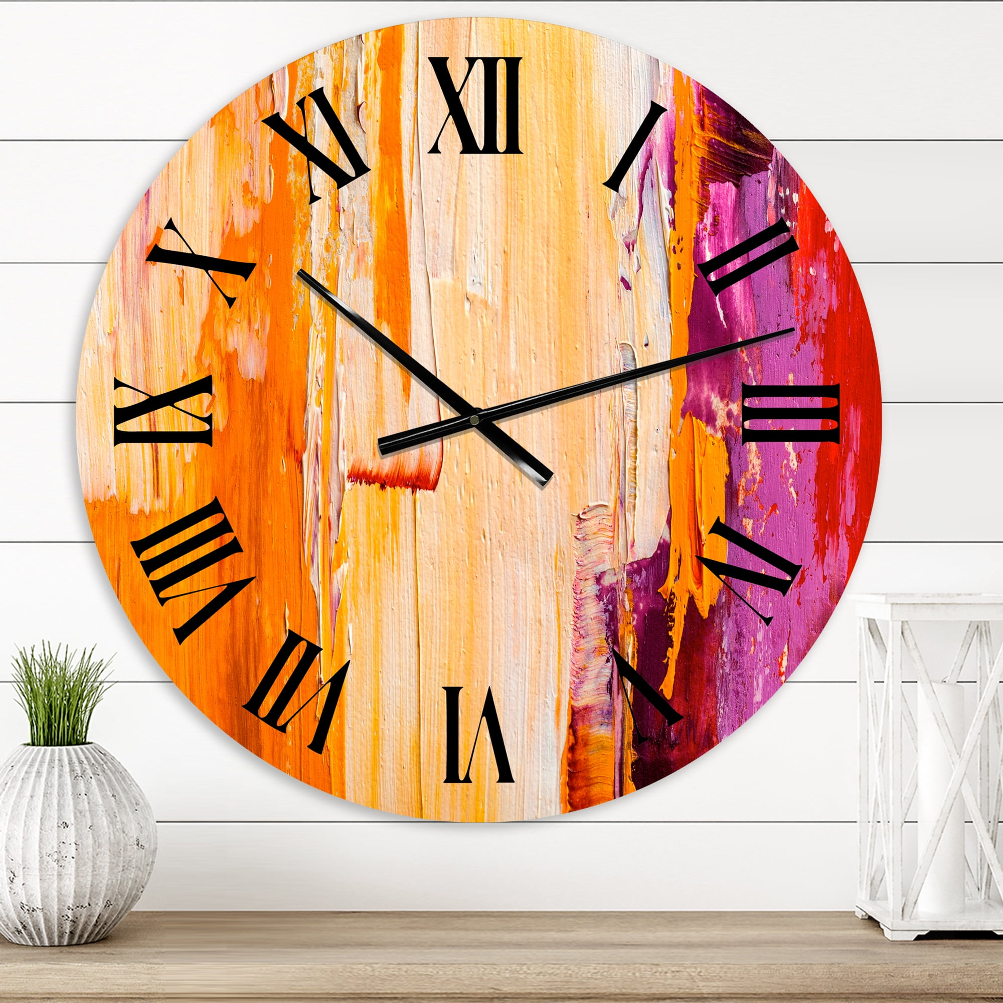 Designart 1 in Modern,Contemporary Wall Clock - Walmart.com