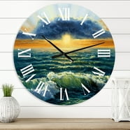 Springfield 14" Poly Resin Clock with Thermometer - Walmart.com