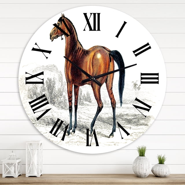 Designart 1 in Quartz Farmhouse Wall Clock - Walmart Business Supplies