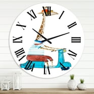 Zentique 45 in. Iron Wall Clock - Walmart.com