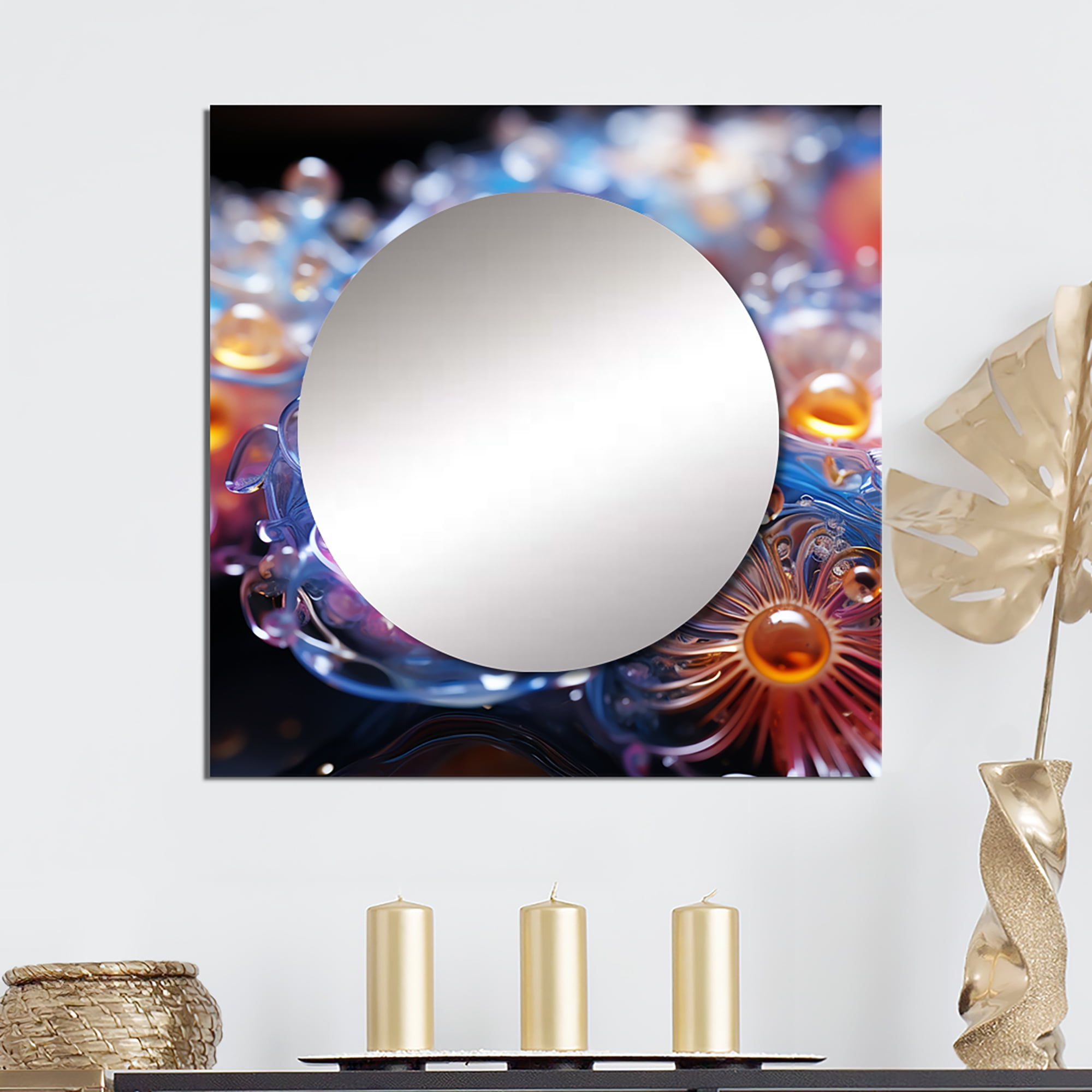 Designart "3D Microscopic Wonders Molecules in Motion III" Abstract ...