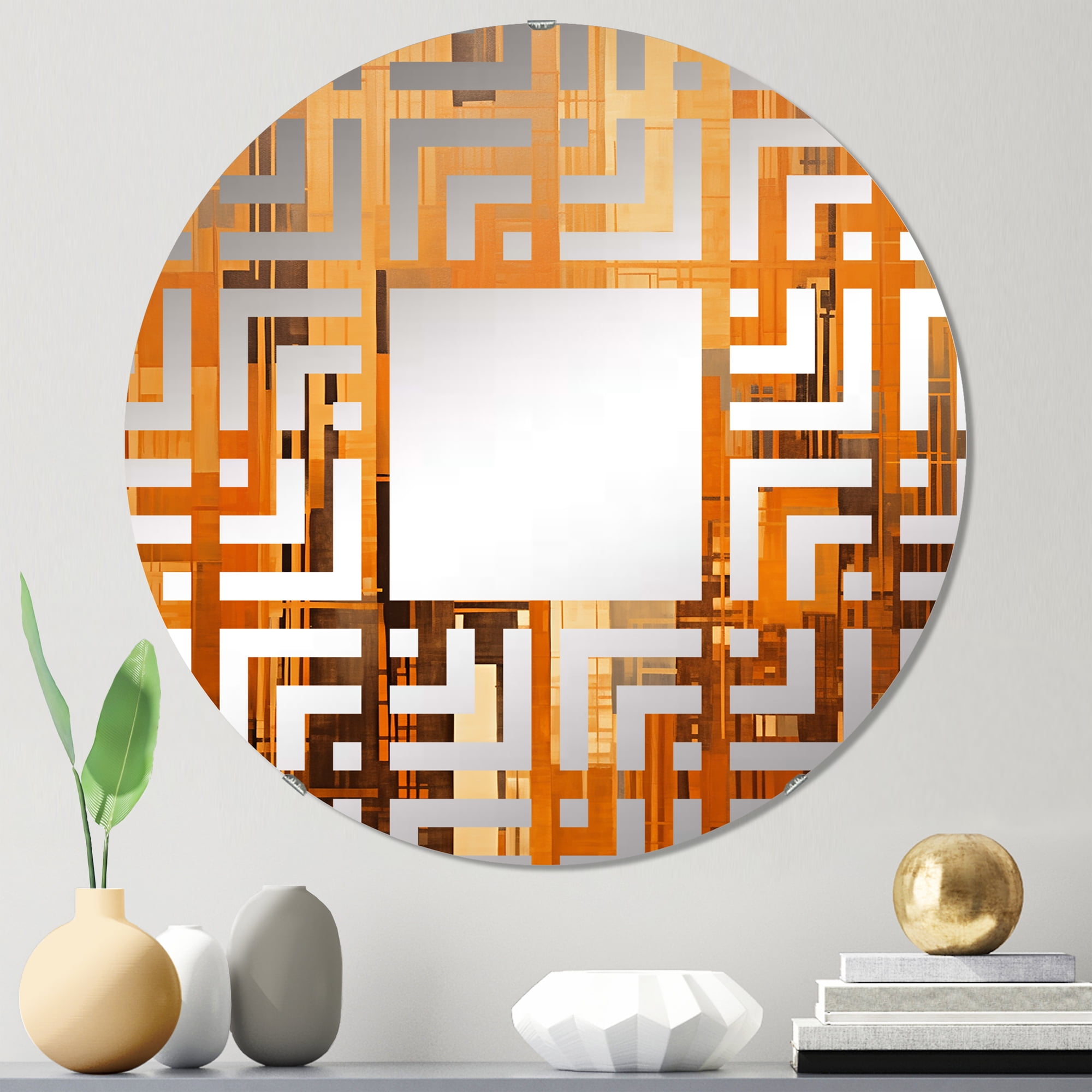 Designart "A Dreamy Scene with Caramel-Colored Skyscraper Columns ...