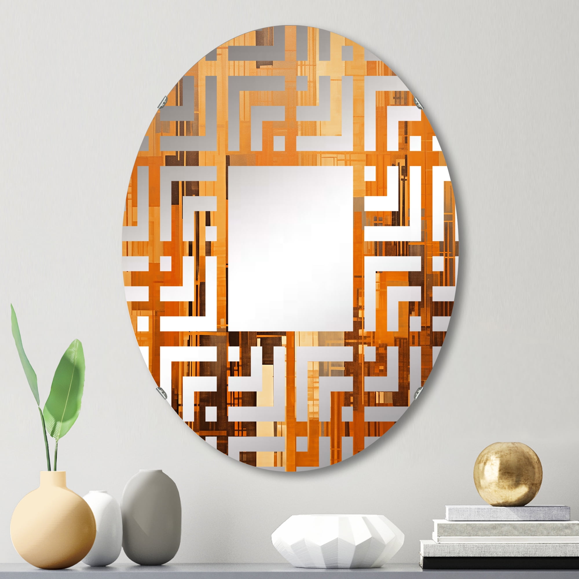 Designart "A Dreamy Scene with Caramel-Colored Skyscraper Columns ...