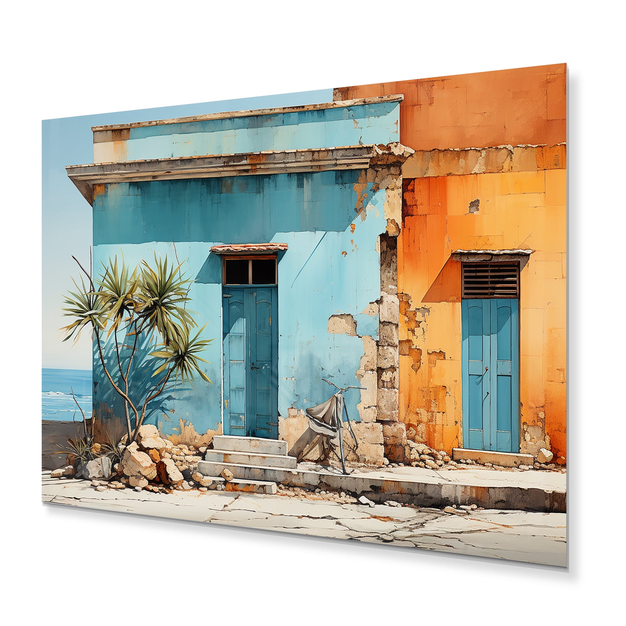 Designart "A Spectrum of Caraibe s Island Splendor" Landscapes Metal ...