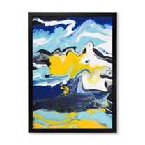 Designart 'Abstract Shapes in Ivory and Terracotta Shapes II' Modern ...