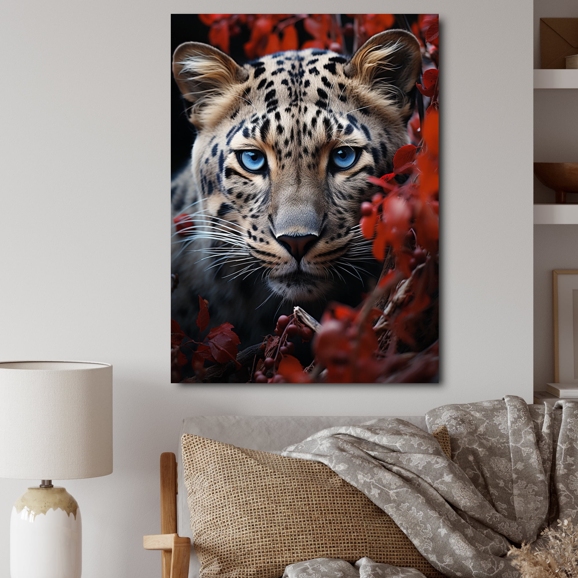 Designart "Africa Cheetahs Stealth" African Wall Art Print - Walmart.com