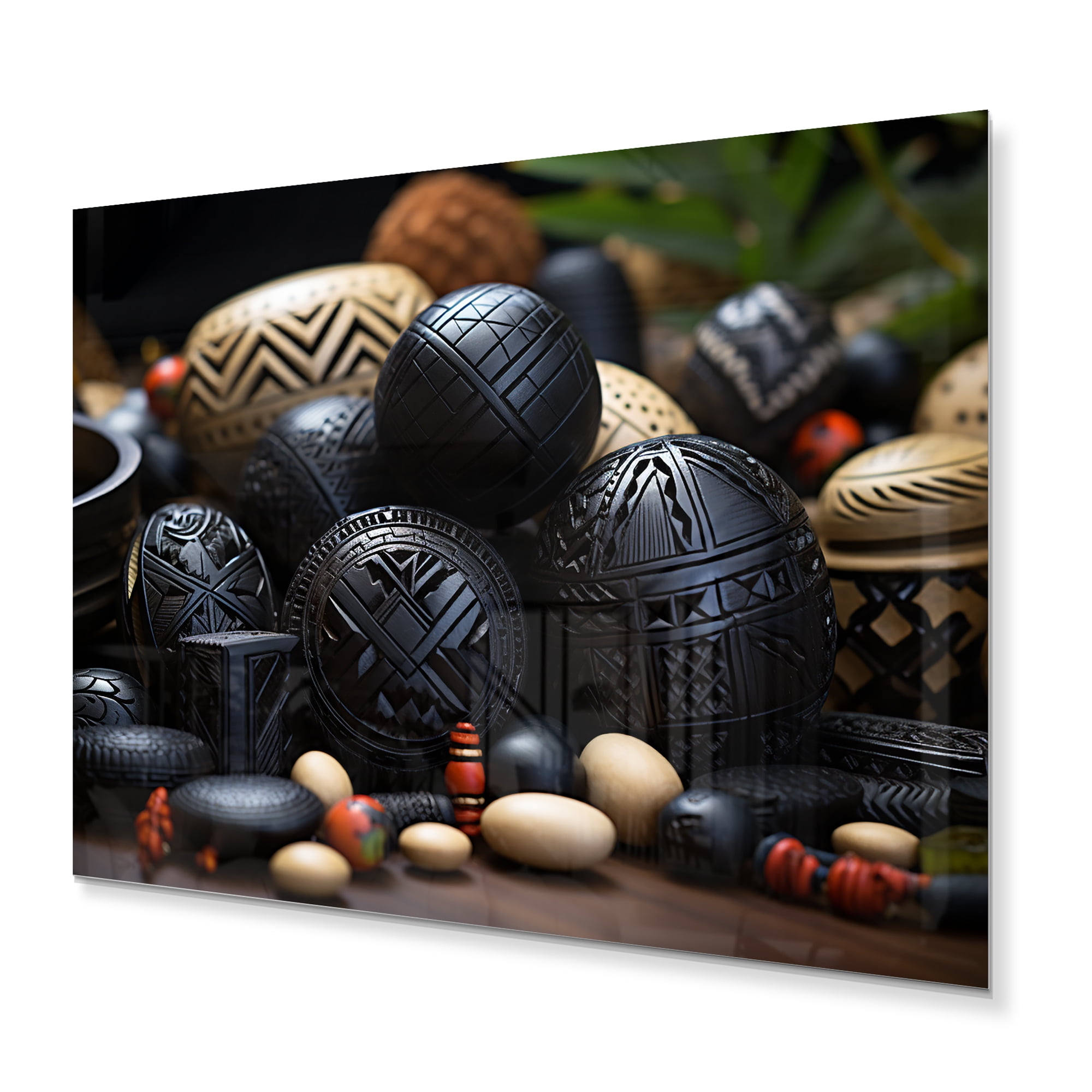 Designart "African Ornamentation" African American Metal Art Living ...