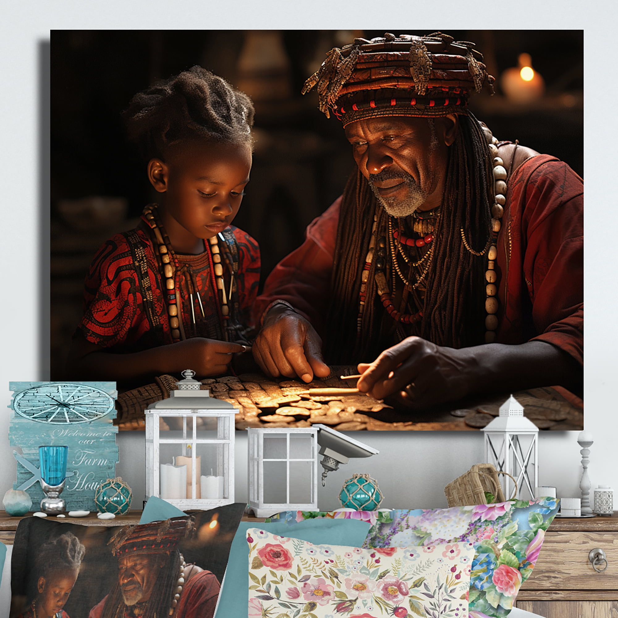 Designart "African Timeless Knowledge" African Metal Wall Art - Walmart.com