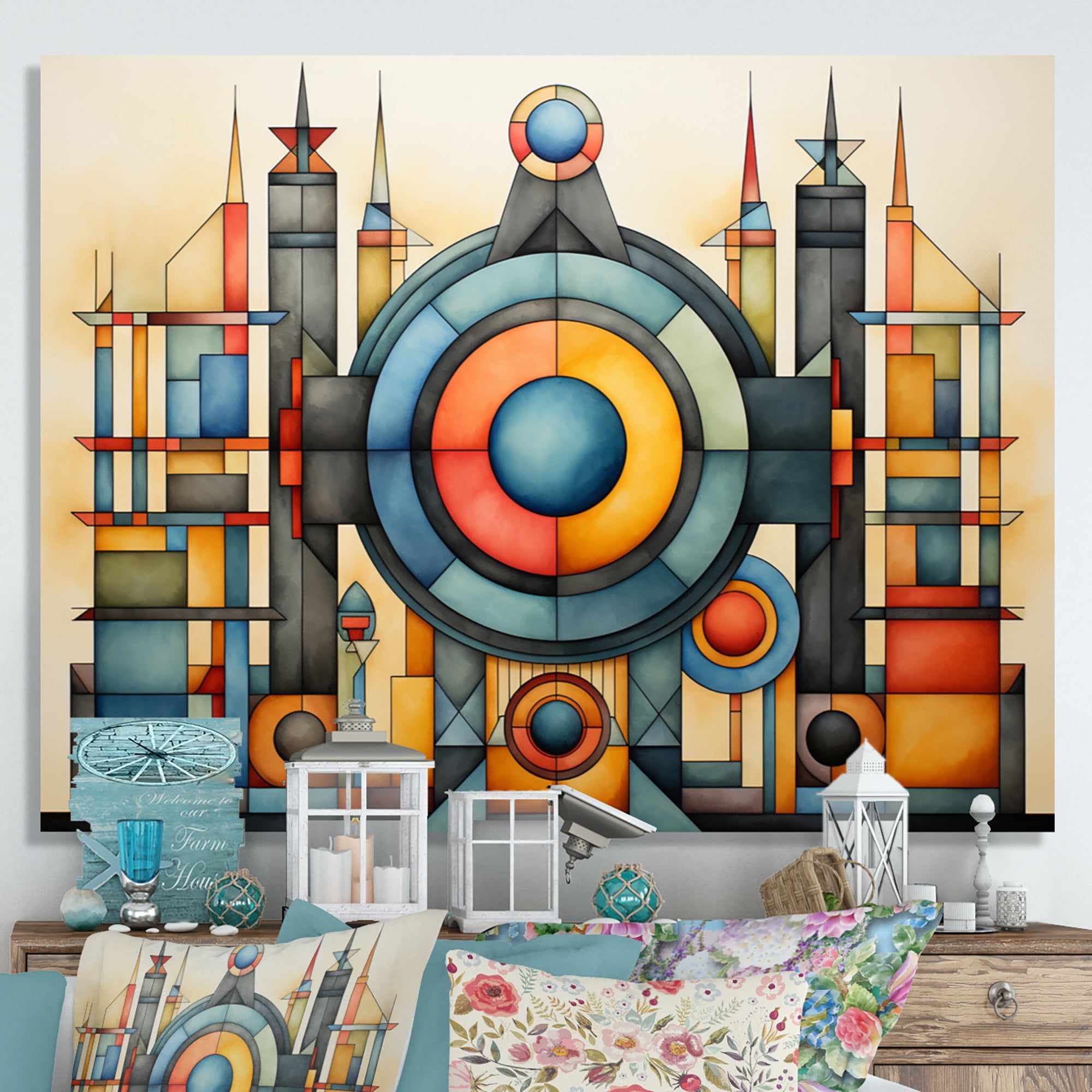 Designart "African Zulu Designs" African Wall Art Print - Walmart.com