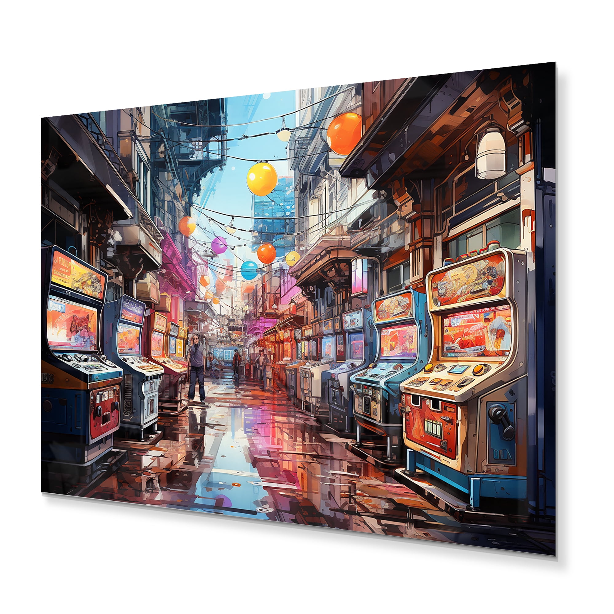 Designart "Arcade Dreams A Colorful Video Game Odyssey" Video Games ...