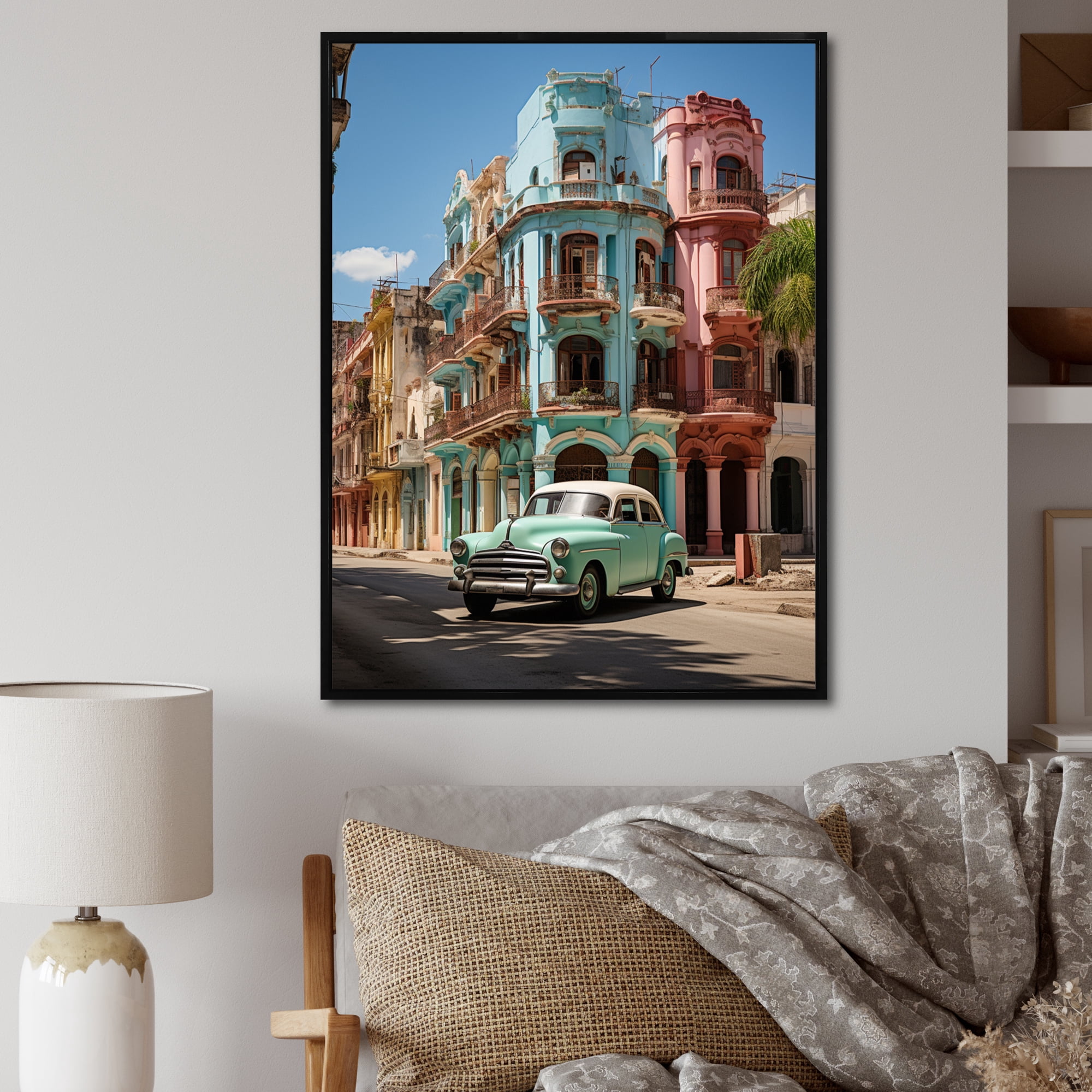 Designart "Architectural Marvels of Havana, Cuba" Cityscapes Floater ...