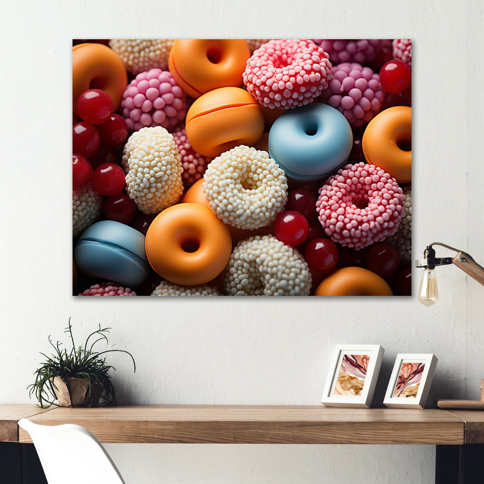 Designart "Art Candy Colorful Pop art painting II" Food & Beverage ...