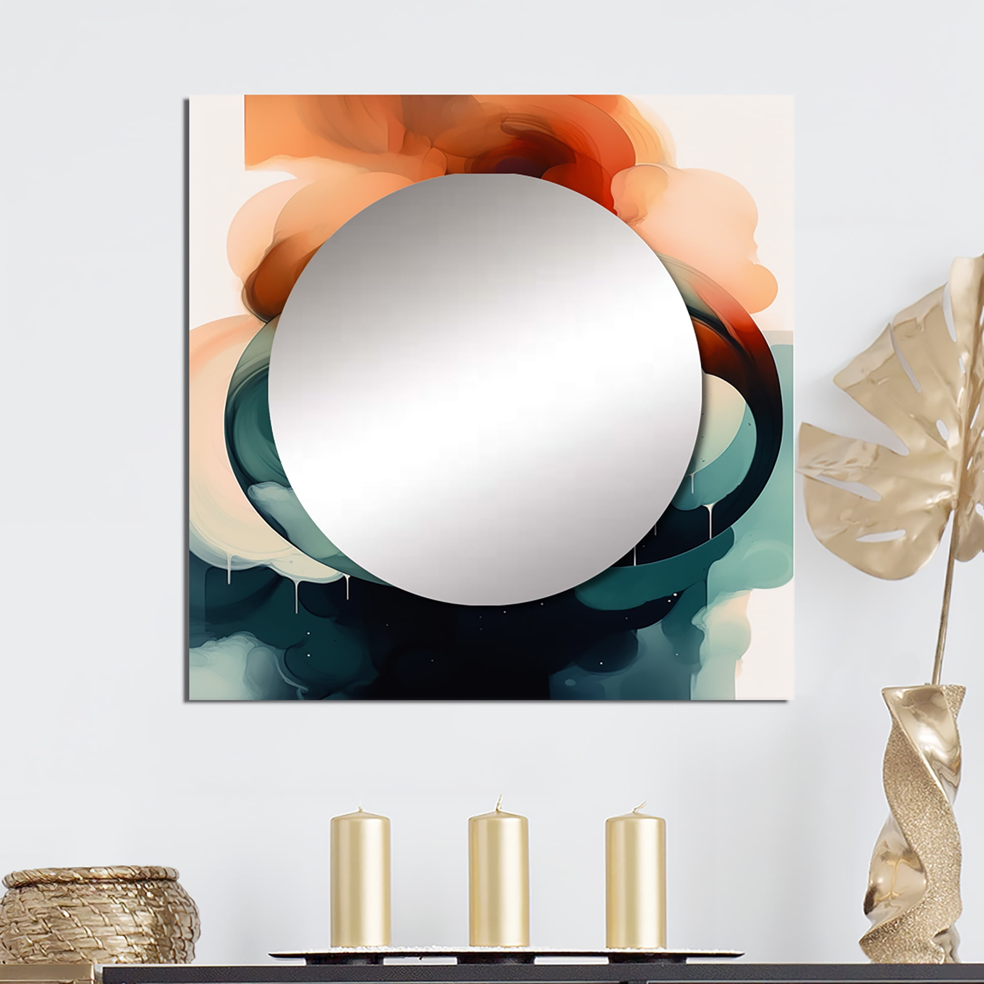 Designart "Artwork Combining Abstract Shapes and Lines V" Abstract ...