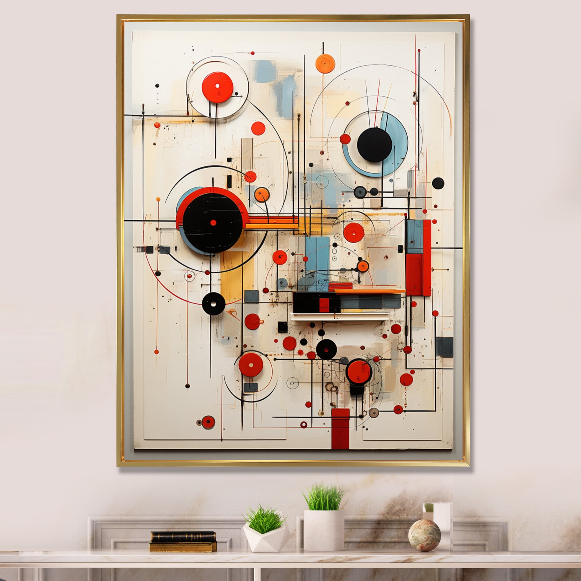 Designart "Artwork with Absurd Connections in Dadaism II" Abstract ...