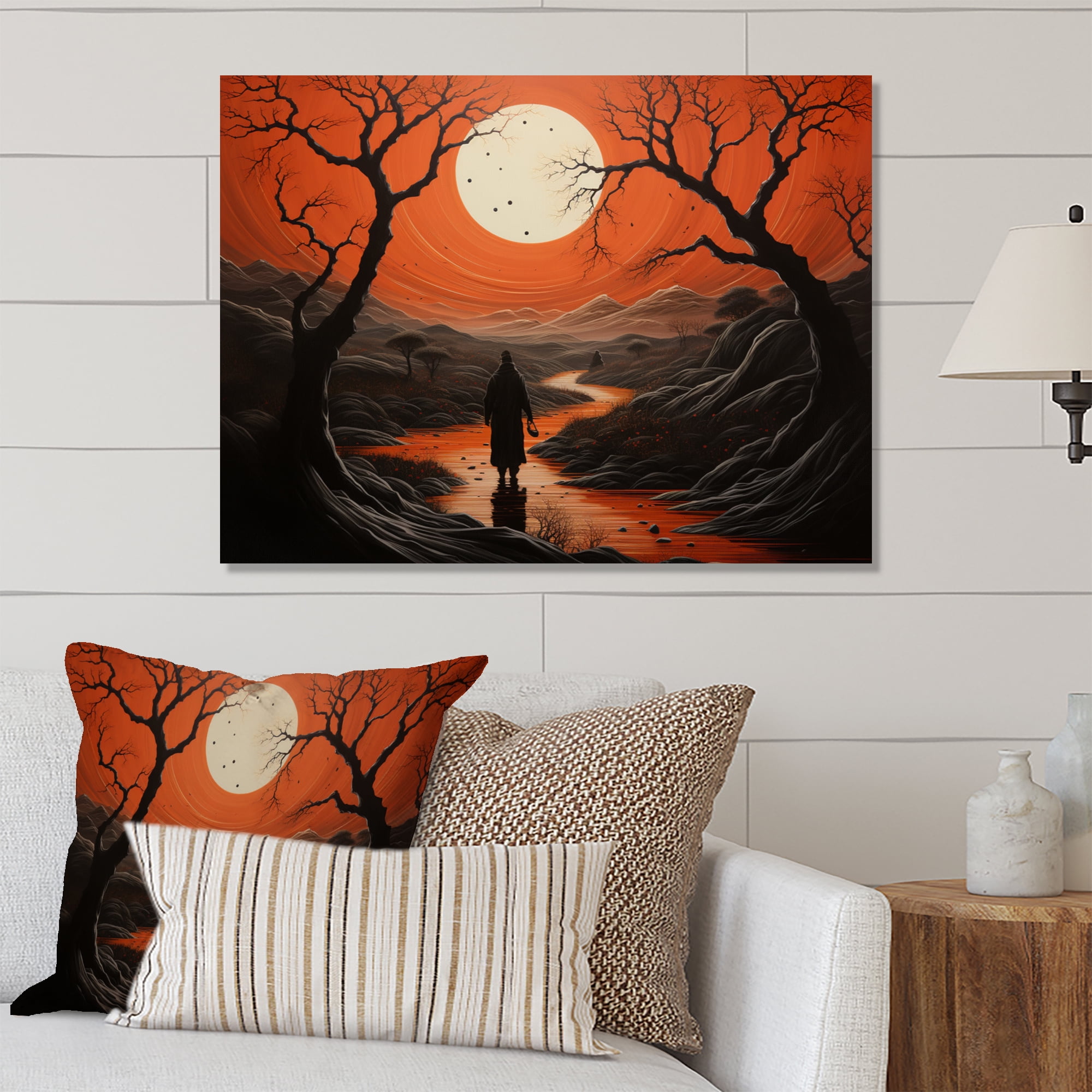 Designart "Asian Art Samurais silence I" Asian Metal Wall Art - Walmart.com