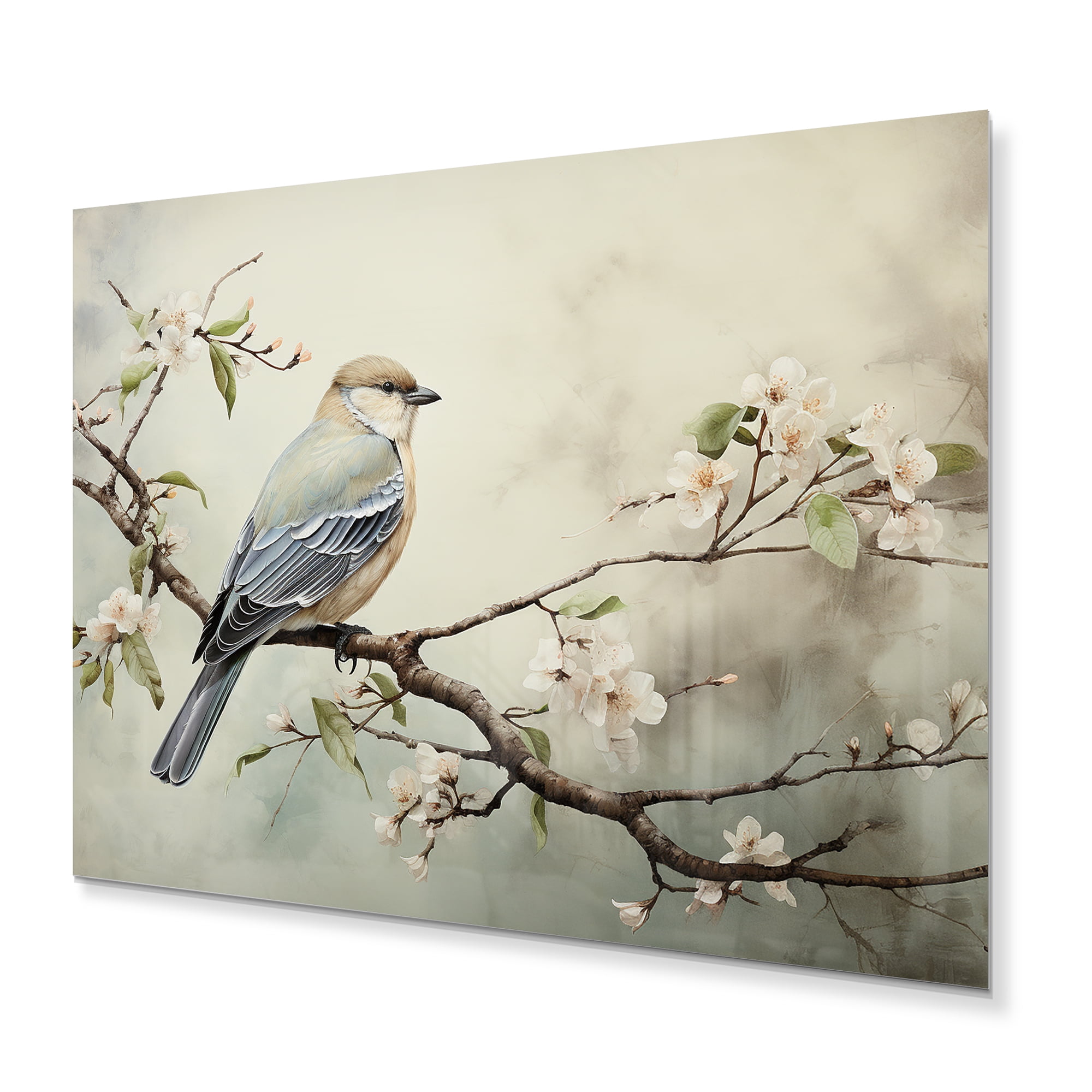 Designart "Avian Noble Onlooker" Animals Metal Wall Decor - Walmart.com