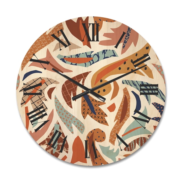 Designart 'Baroque Inspired Stylized Doodles Shapes' Bohemian ...