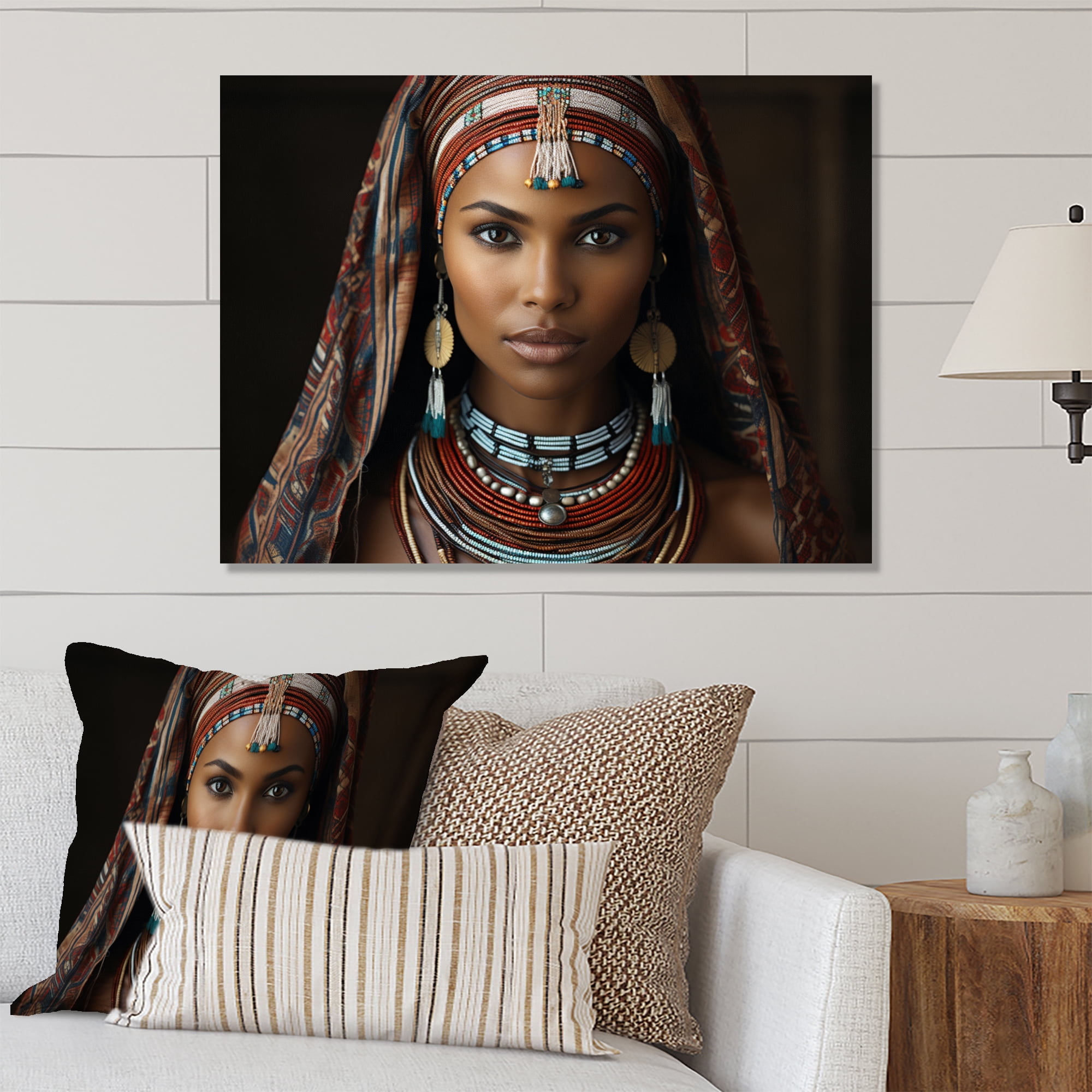 Designart "Beauty from Samburu in World Cultures II" African American ...
