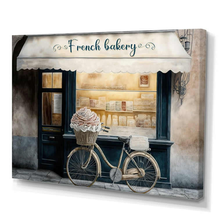 French Bicycle Art Wall Design Art French Bicycle Flea I French