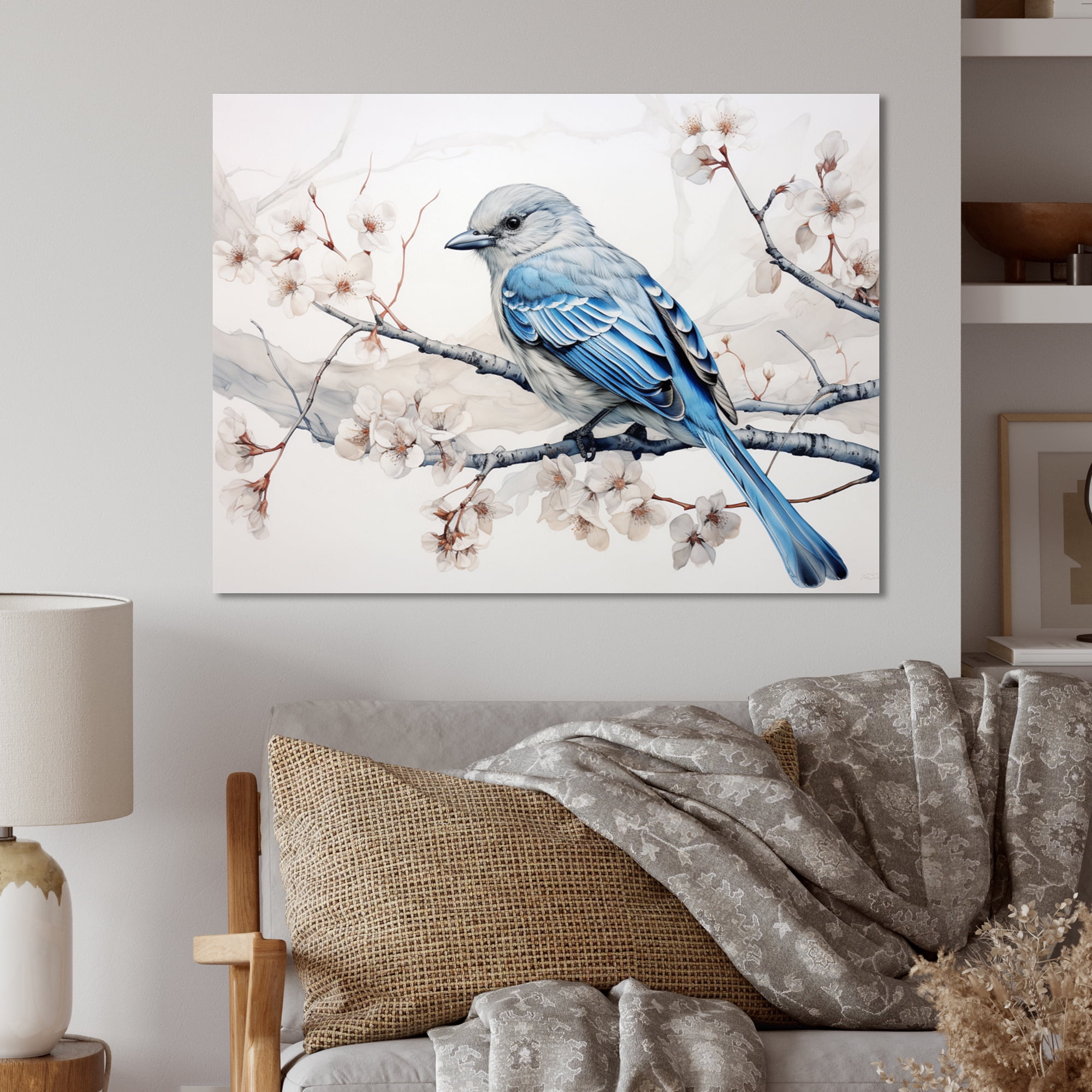 Designart "Bird on the Brink of Flight II" Animals Metal Art Print ...
