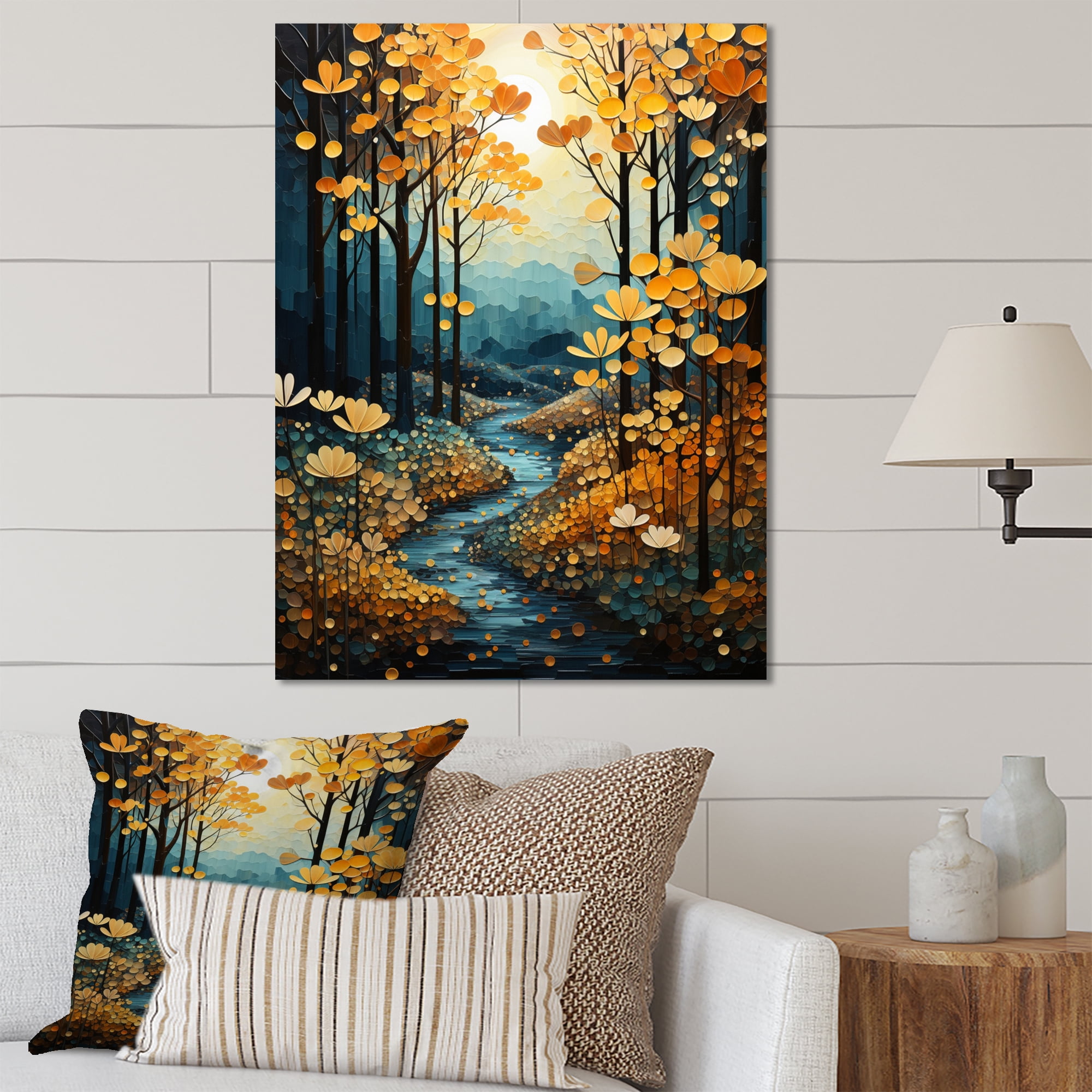 Designart "Bold captivate Forest Captures II" Landscape & Nature Metal ...