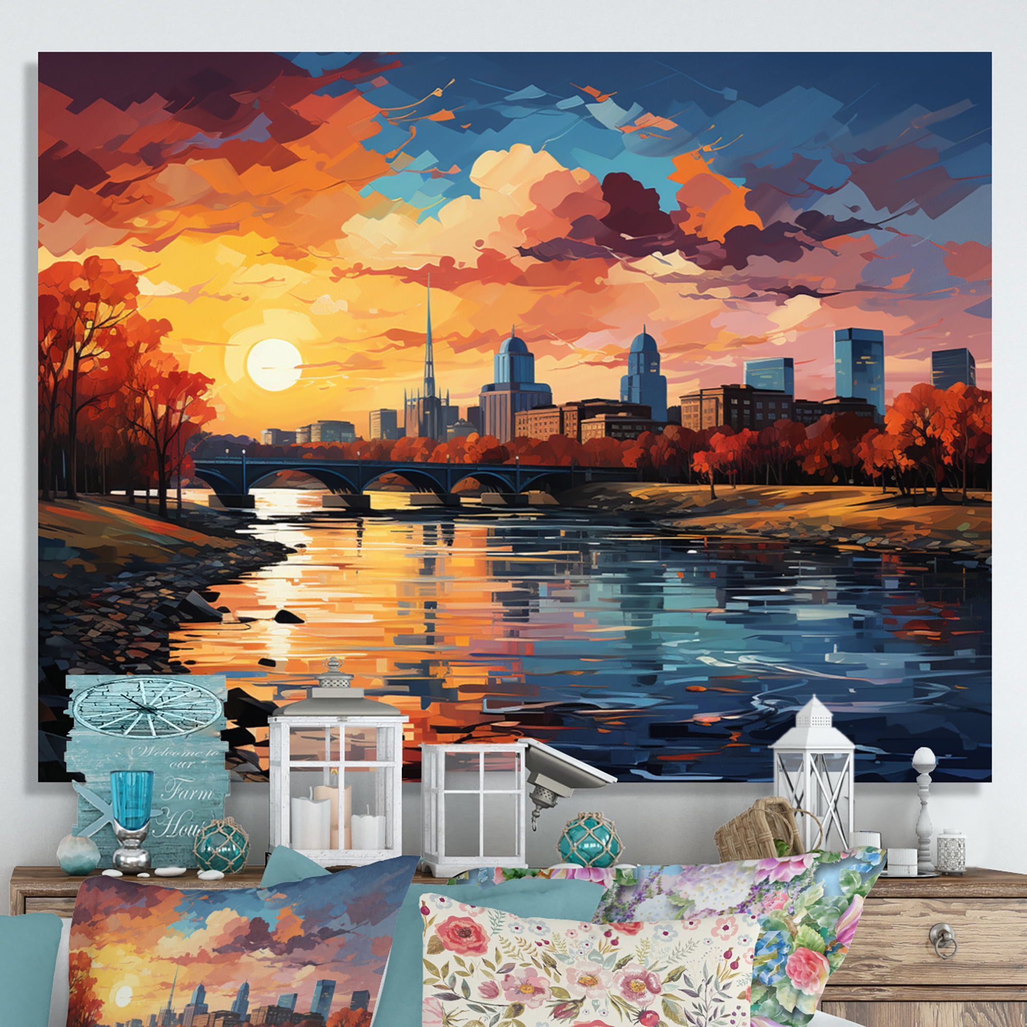 Designart "Bostonian Pop Art I" Boston Wall Decor - Walmart.com