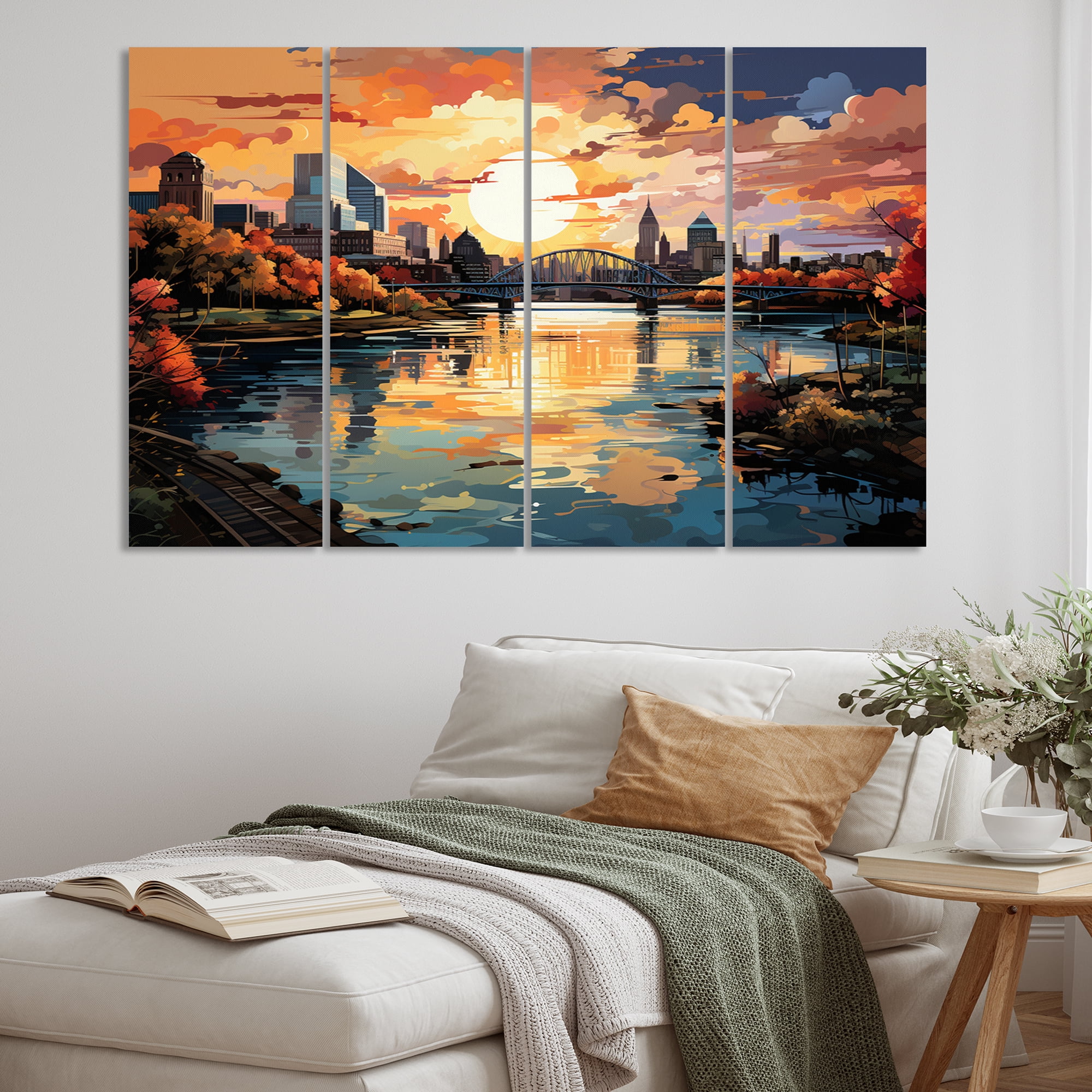 Designart "Bostonian Pop Art II" Boston Metal Wall Art Set - Walmart.com