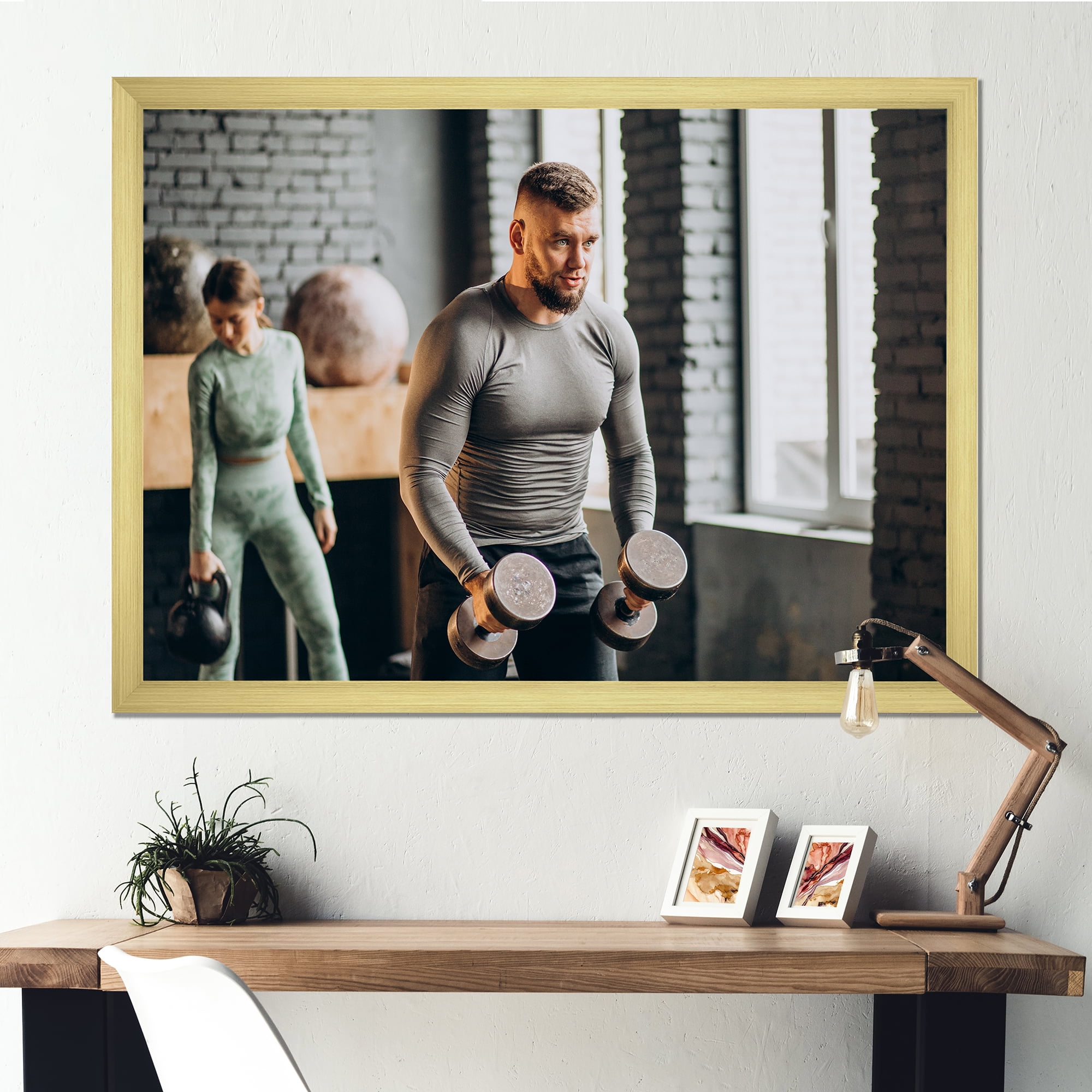 Designart "Building The Body, Separate Them By I" Aerobic ...